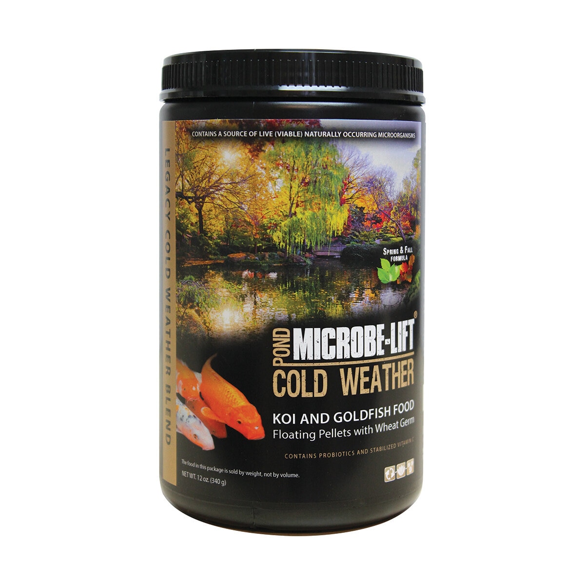 Microbe-Lift Legacy Cold Weather Koi and Goldfish Food Floating Pellets ...