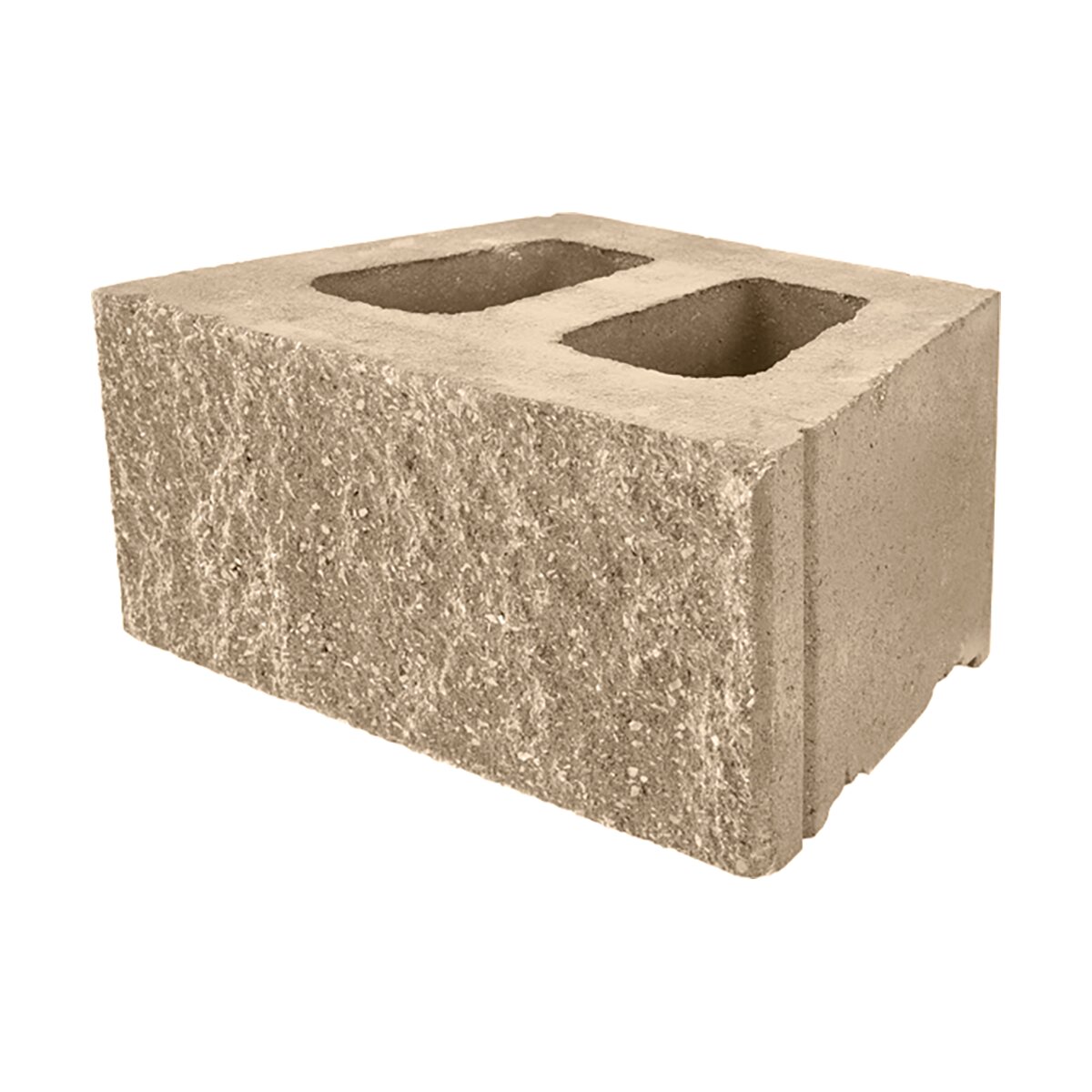 Midwest Block Regal Stone Pro Straight Face 18 in. x 12 in. Sandstone ...