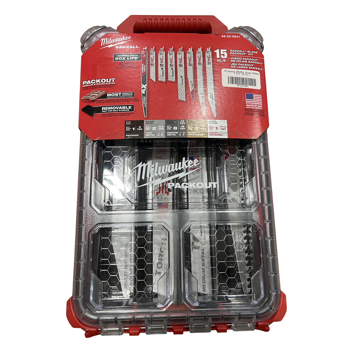 Milwaukee SAWZALL Blade PACKOUT Kit (15 pc.) | SiteOne