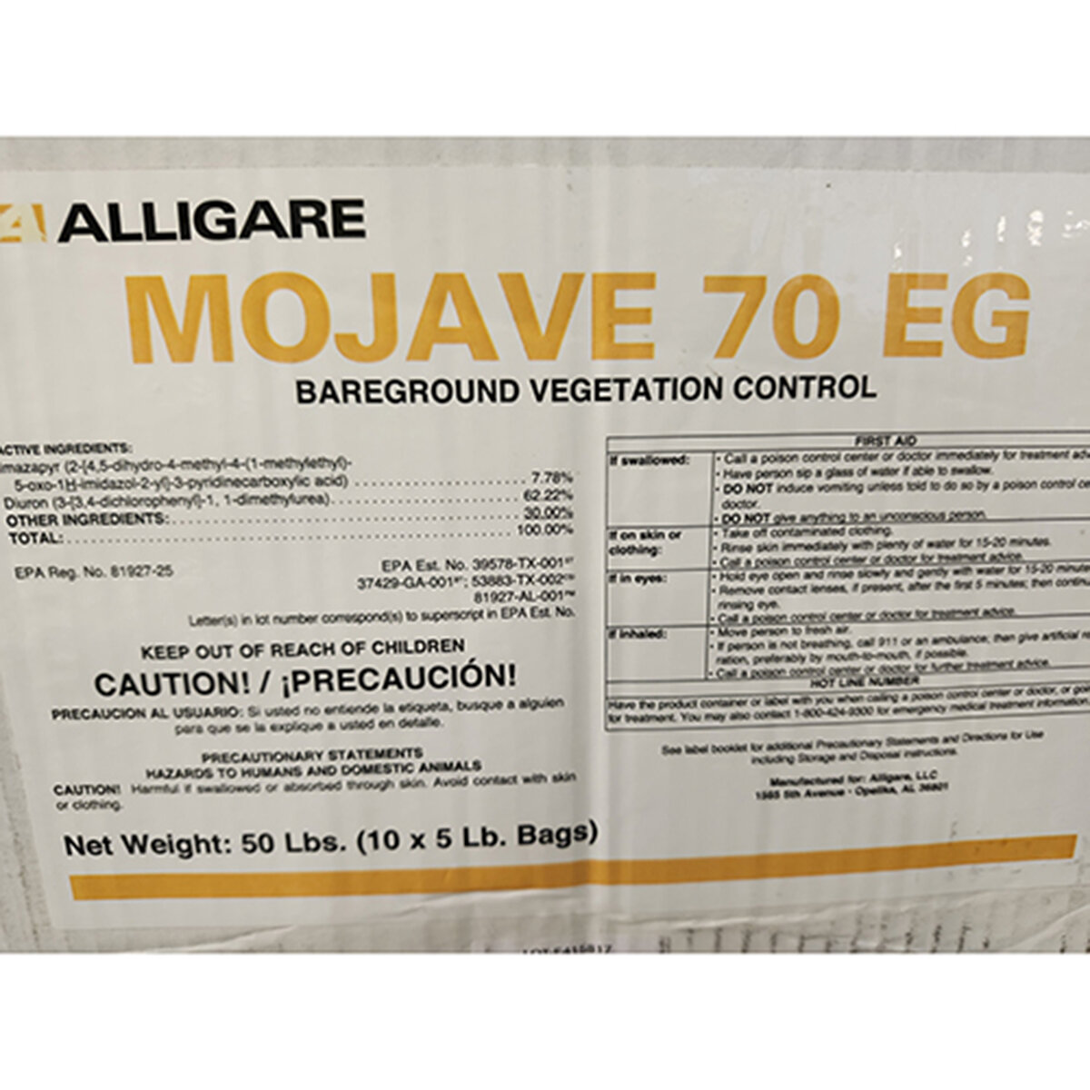 Mojave 70EG Non Selective Dry Herbicide 5 lb | SiteOne US