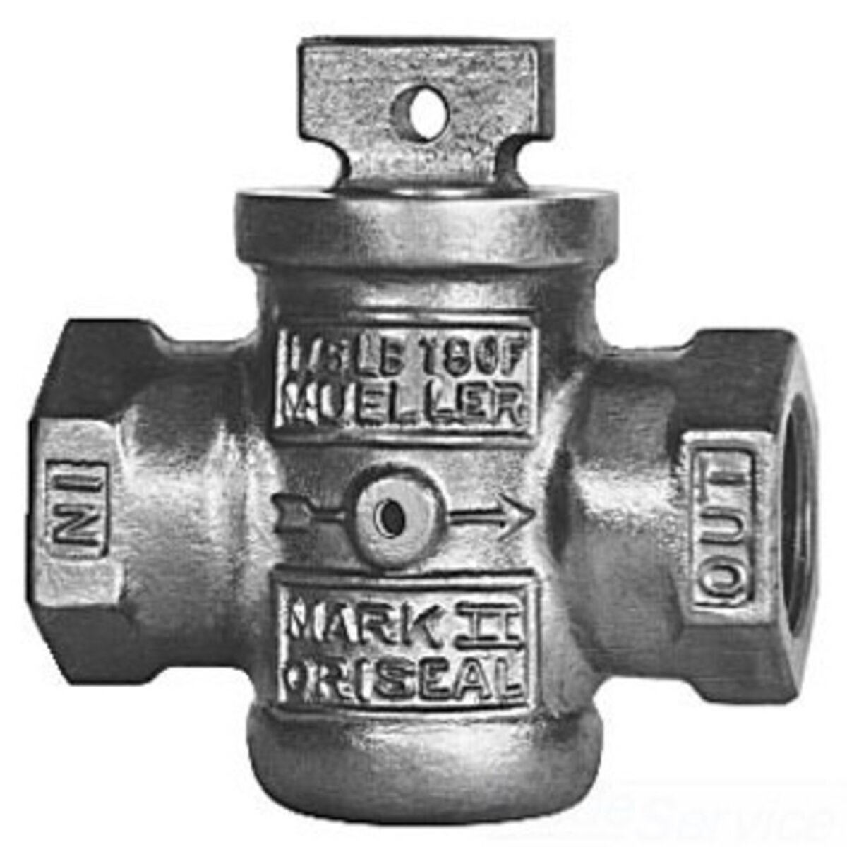 Mueller Stop & Waste Curb Valve 2 in. FIPT No Lead | SiteOne US