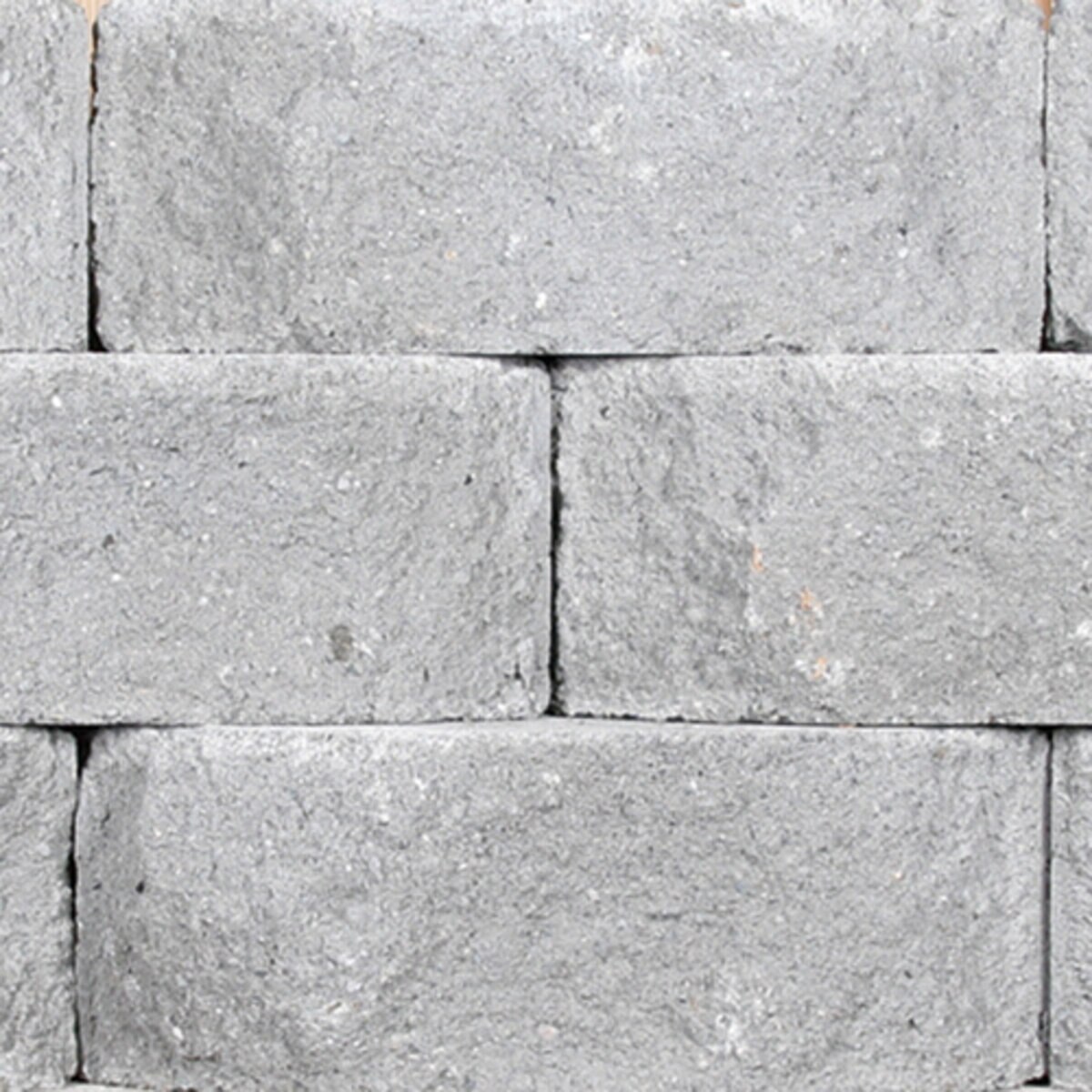 Mutual Materials Manorstone Wall Radius Face Gray 6 in. x 16 in. x 12 ...