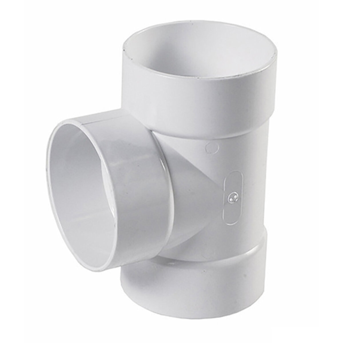 NDS PVC S&D Tee HUB x HUB x HUB White 4 in | SiteOne US
