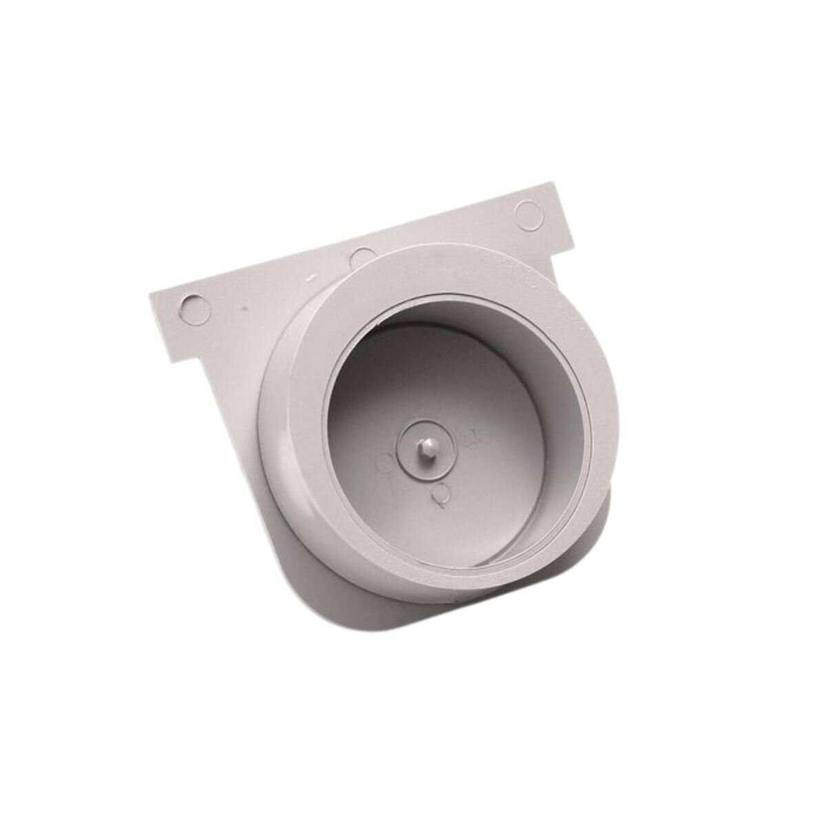 NDS Pro Series Channel End Cap/End Outlet w/ Knockout Light Gray 3 in ...