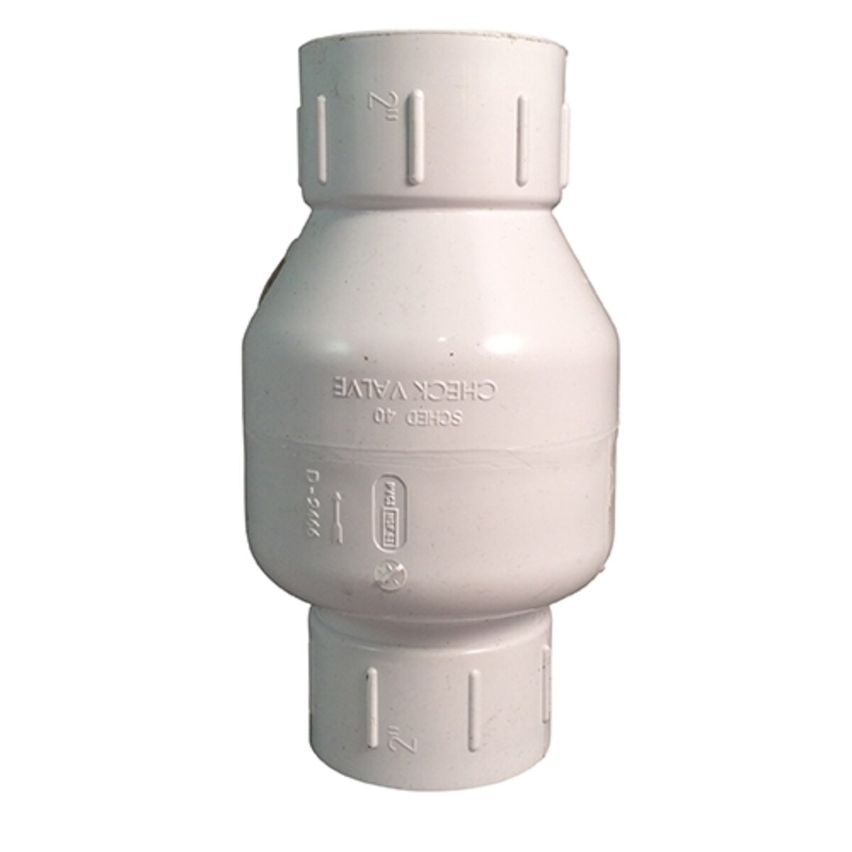 NDS FloControl Series 1001 Spring Check Valve PVC 2 in. FIPT 1/2 ...