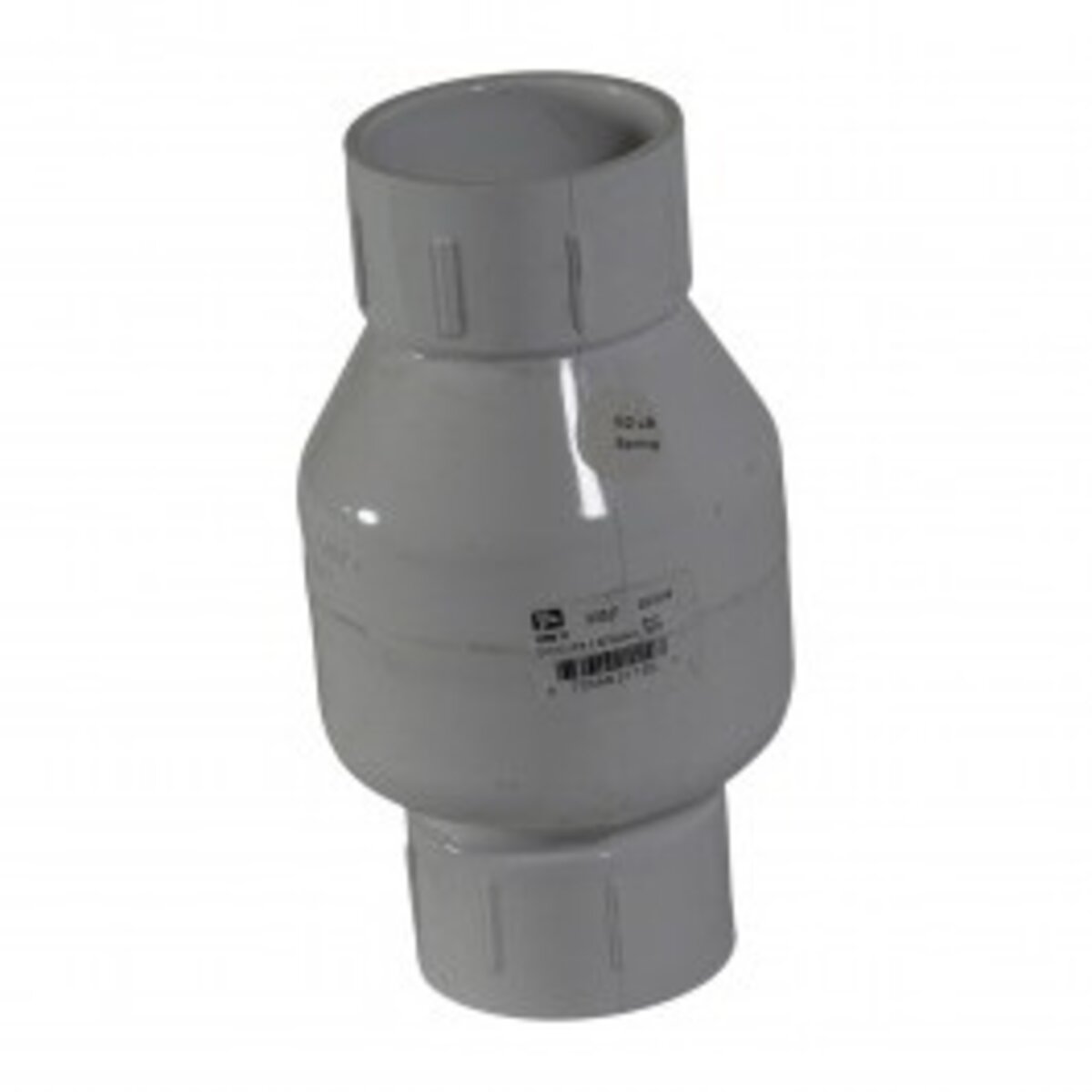 NDS FloControl Series 1012 Spring Check Valve PVC 2 in. Slip 2# Spring ...