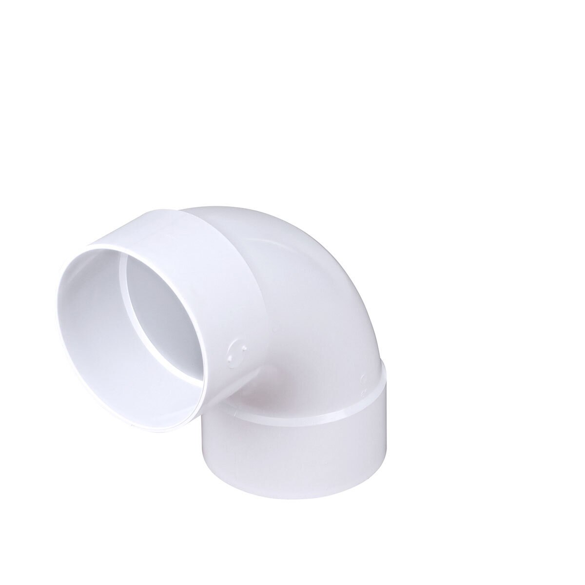 6 PVC 90 Long Elbow Hub x Hub White NDS | SiteOne US