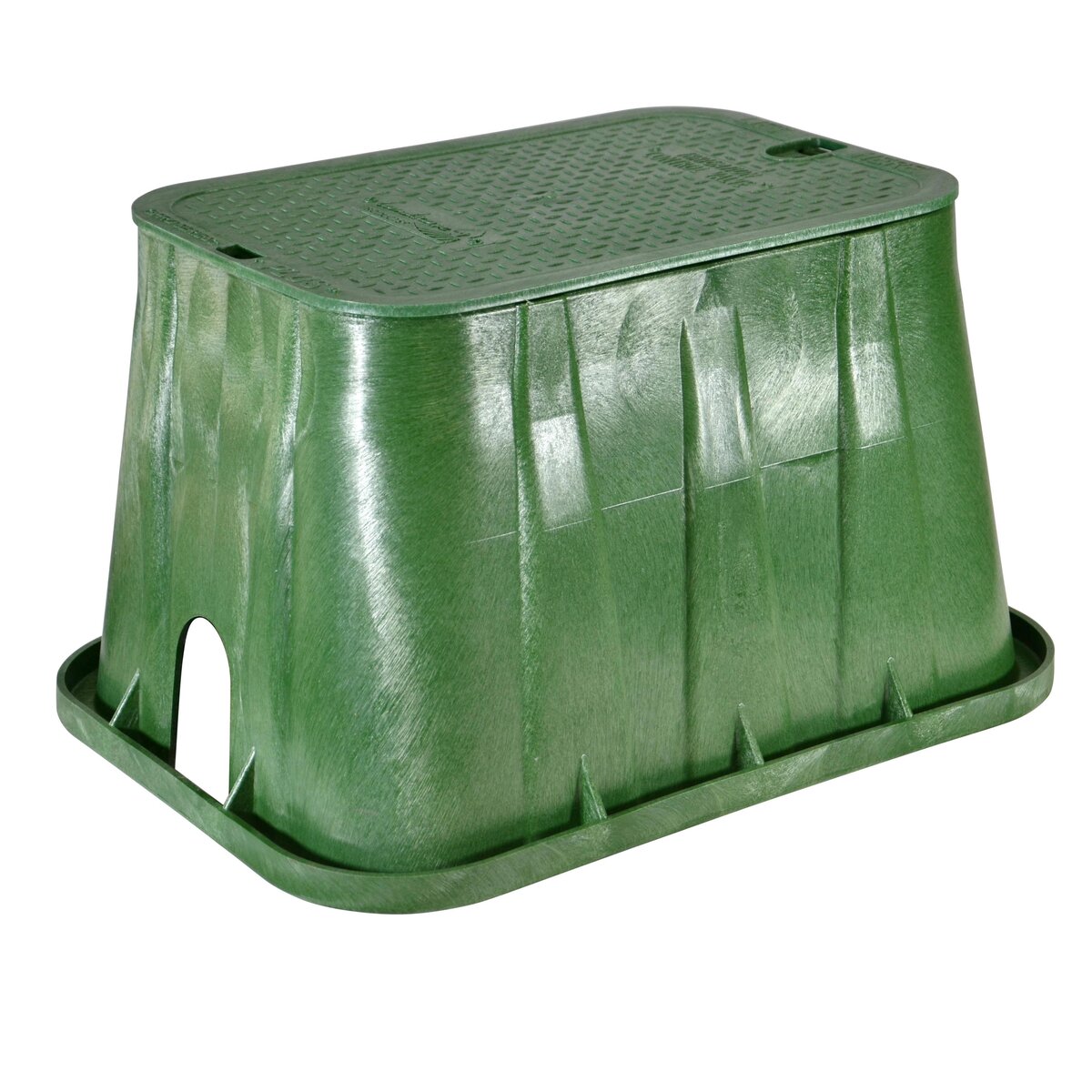 NDS Pro-Spec Valve Box Rectangle 14 in. x 19 in. x 12 in.H Green Box ...