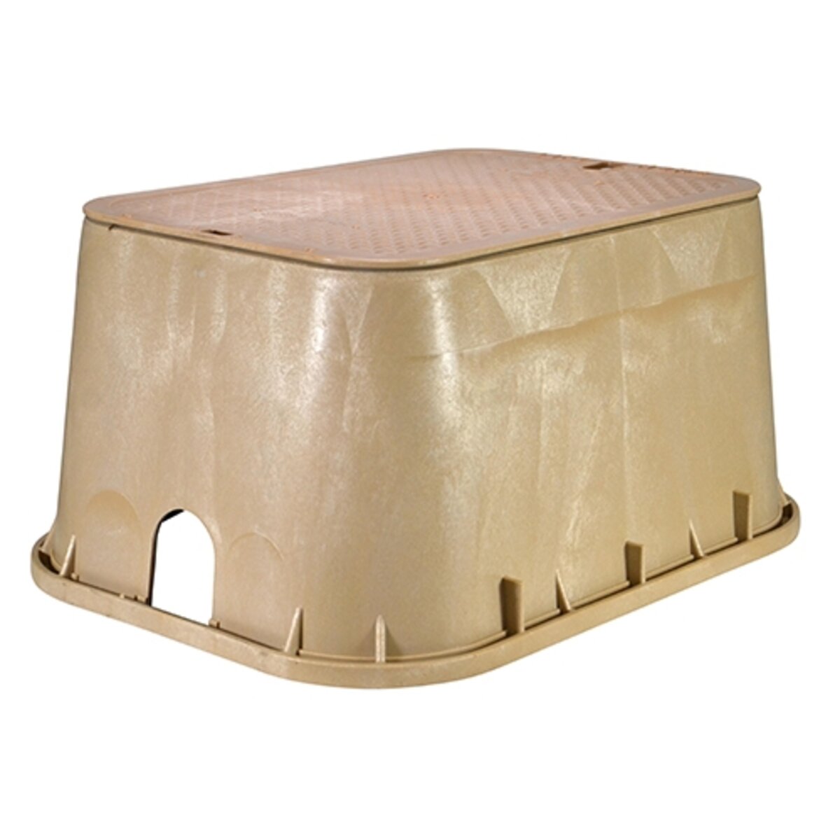 NDS Standard Valve Box Tapered Rectangle 14 in. x 19 in. x 6 in.H Sand ...