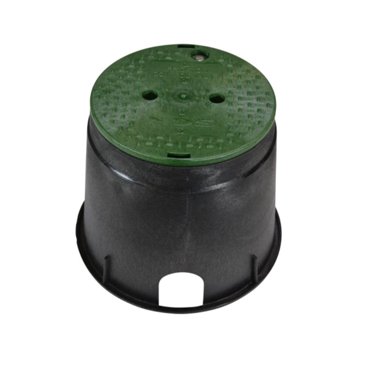 10" Round Box & Cover ICV Black / Green Bolt Down Overl | SiteOne