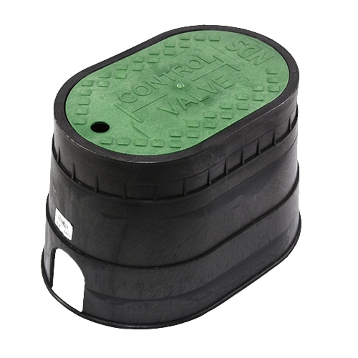NDS Residential Valve Box Oval 8 in. x 12 in. x 10 in.H Black Box Box ...