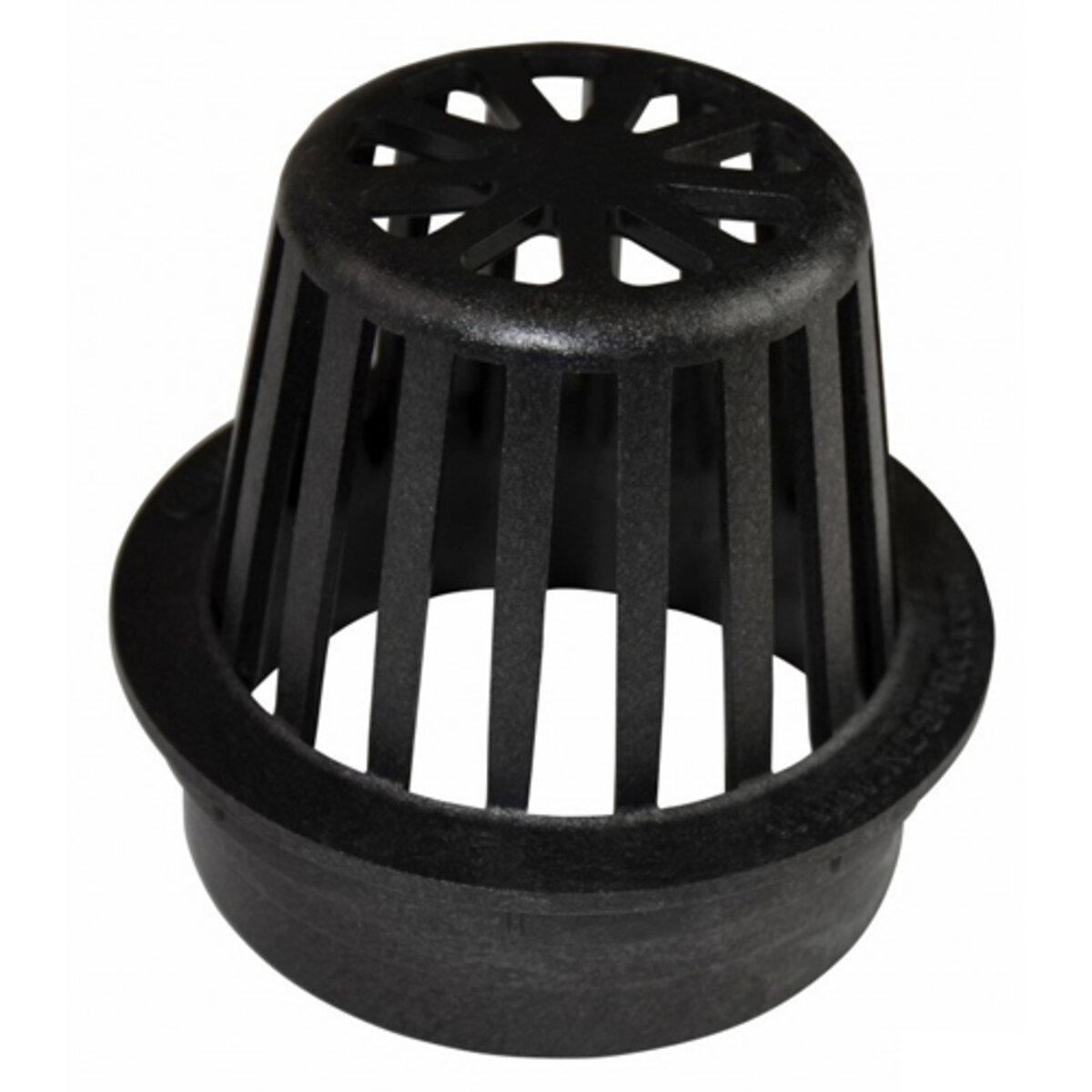 NDS Drain Grate Round Atrium Polyolefin Black 4 in | SiteOne US