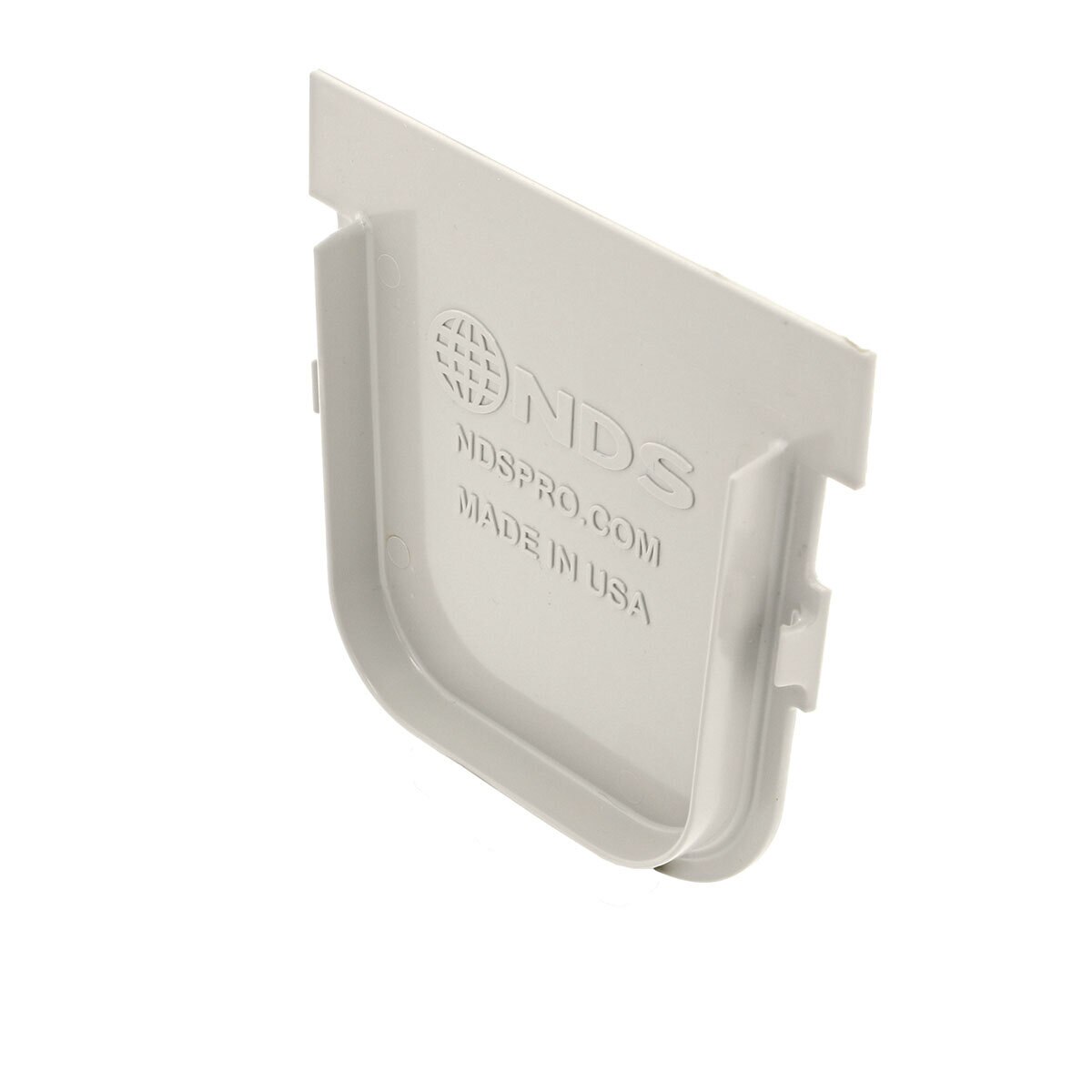 NDS 5 in. Deep Profile End Cap Light Gray | SiteOne US