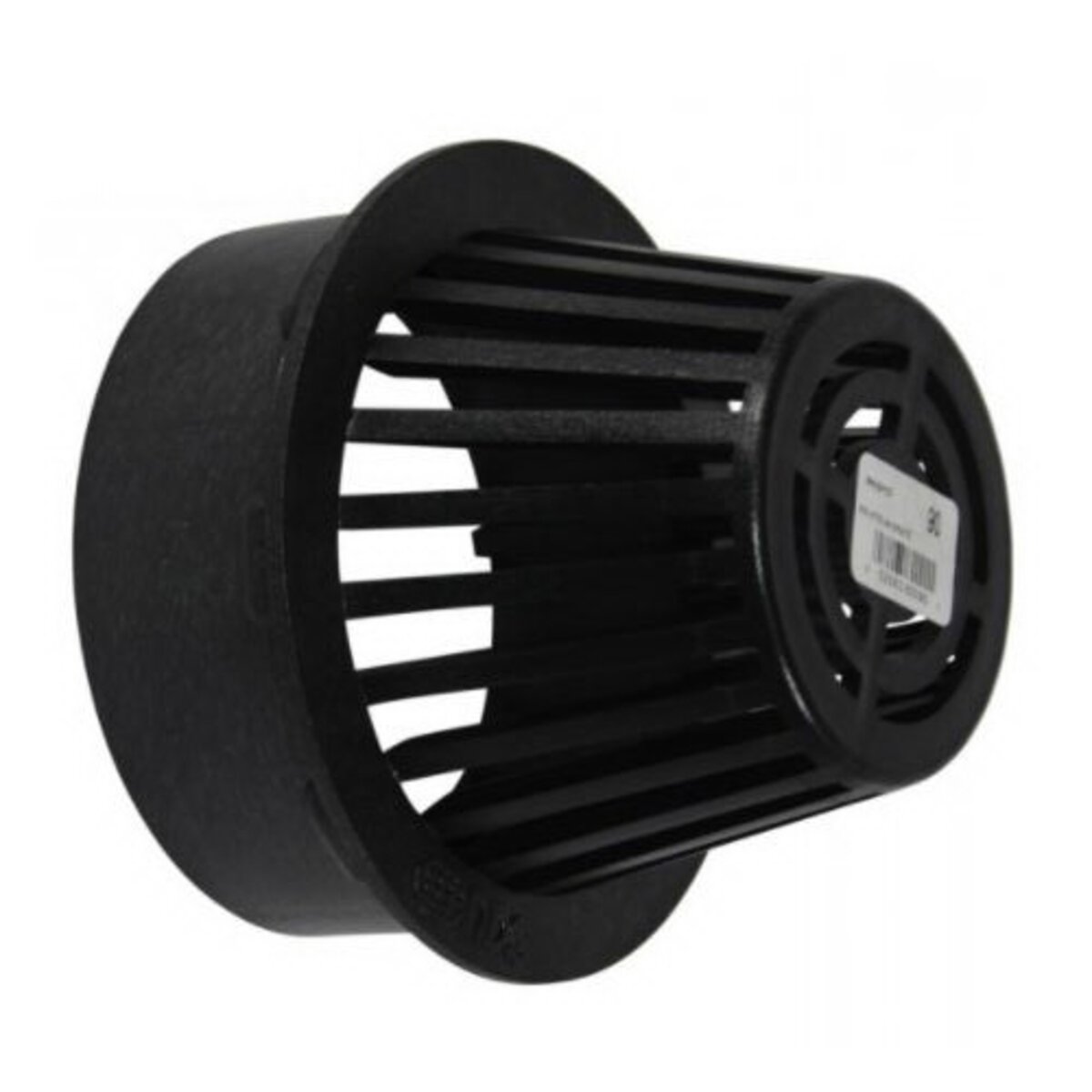 NDS Drain Grate Round Atrium Polyolefin Black 6 in. (Not Suitable w/9 ...