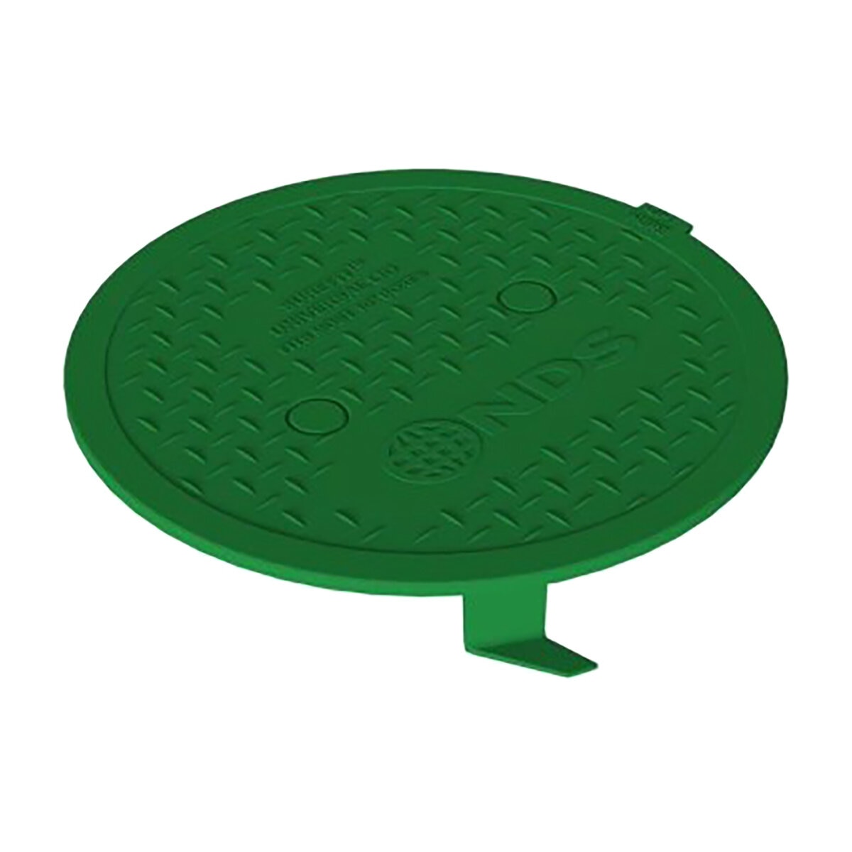 NDS 6 in. Round SureFit Universal Valve Box Lid Green Lid Only | SiteOne US