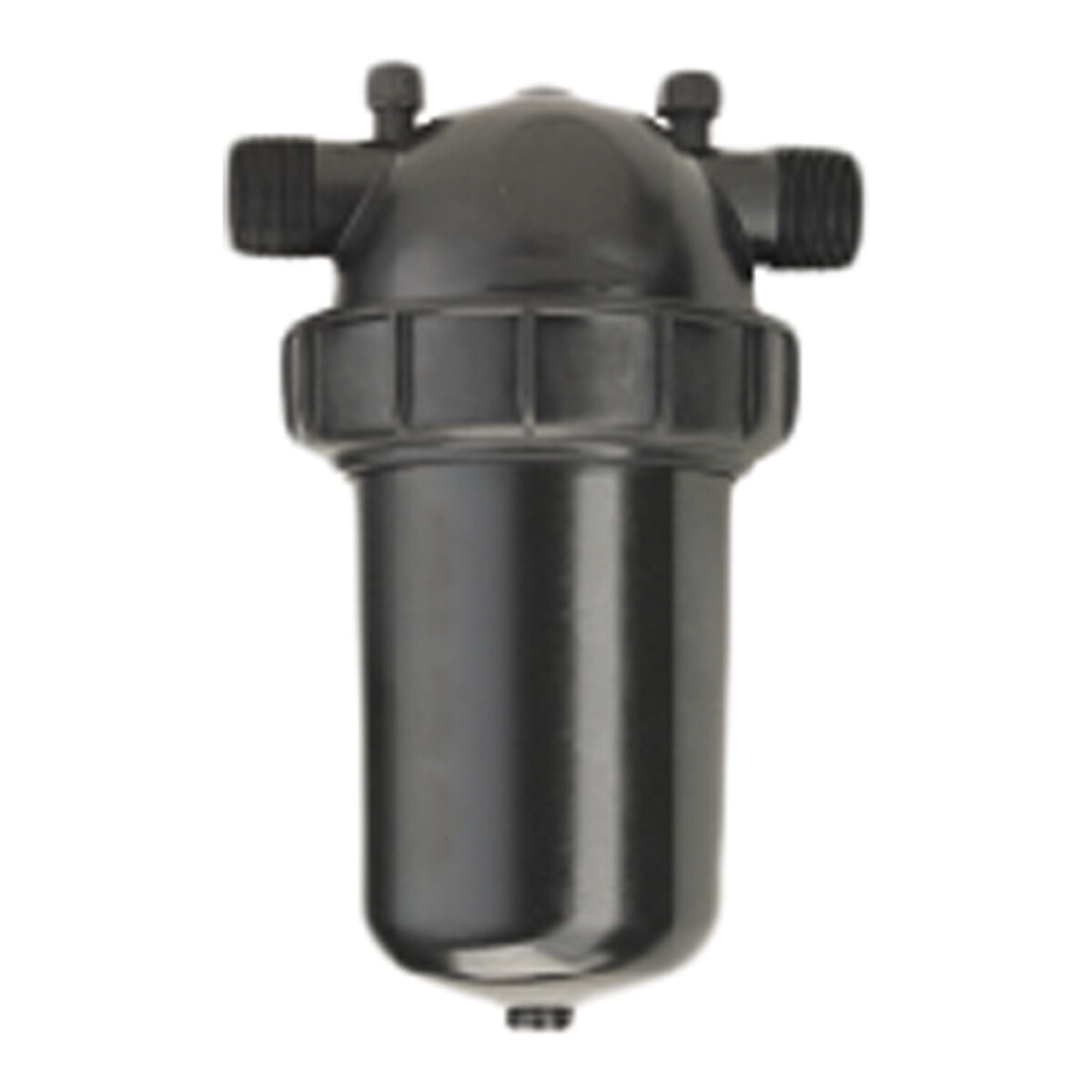 Netafim Filter In-Line/TEE 1 in. MIPT Plastic Black 80 Mesh with ...