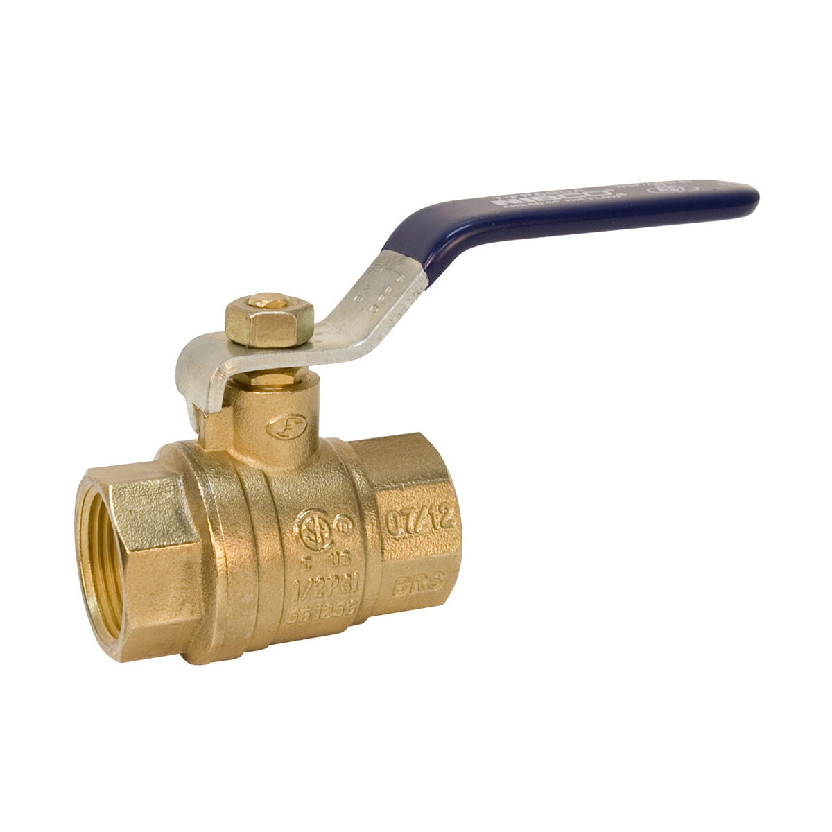 TFP600A 1 in. Brass Ball Valve Full Port 600 PSI Threaded 2 pc. NIBCO ...