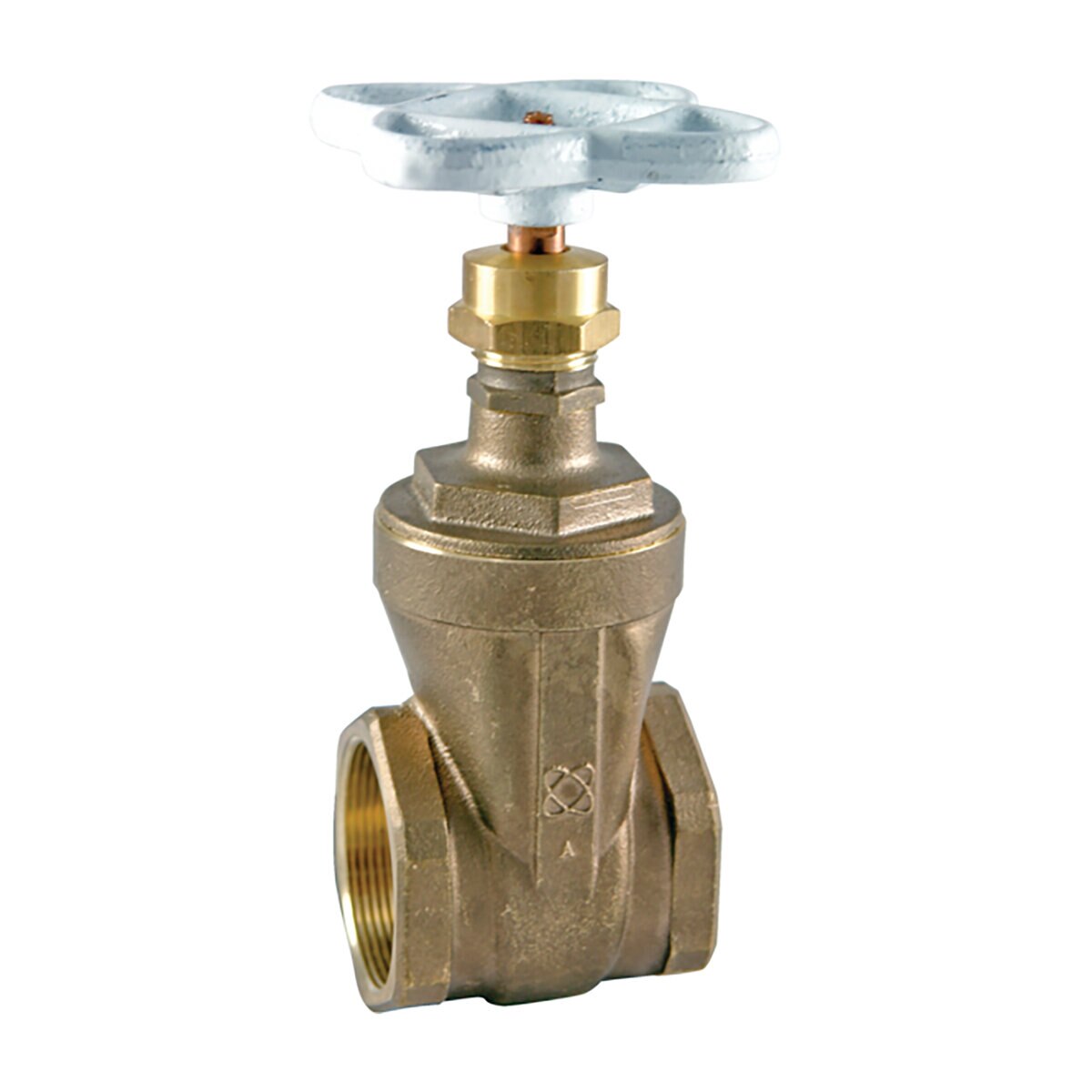 Nibco Gate Valve Lead Free Bronze 1-1/4 in. NRS White Handwheel CL125 ...