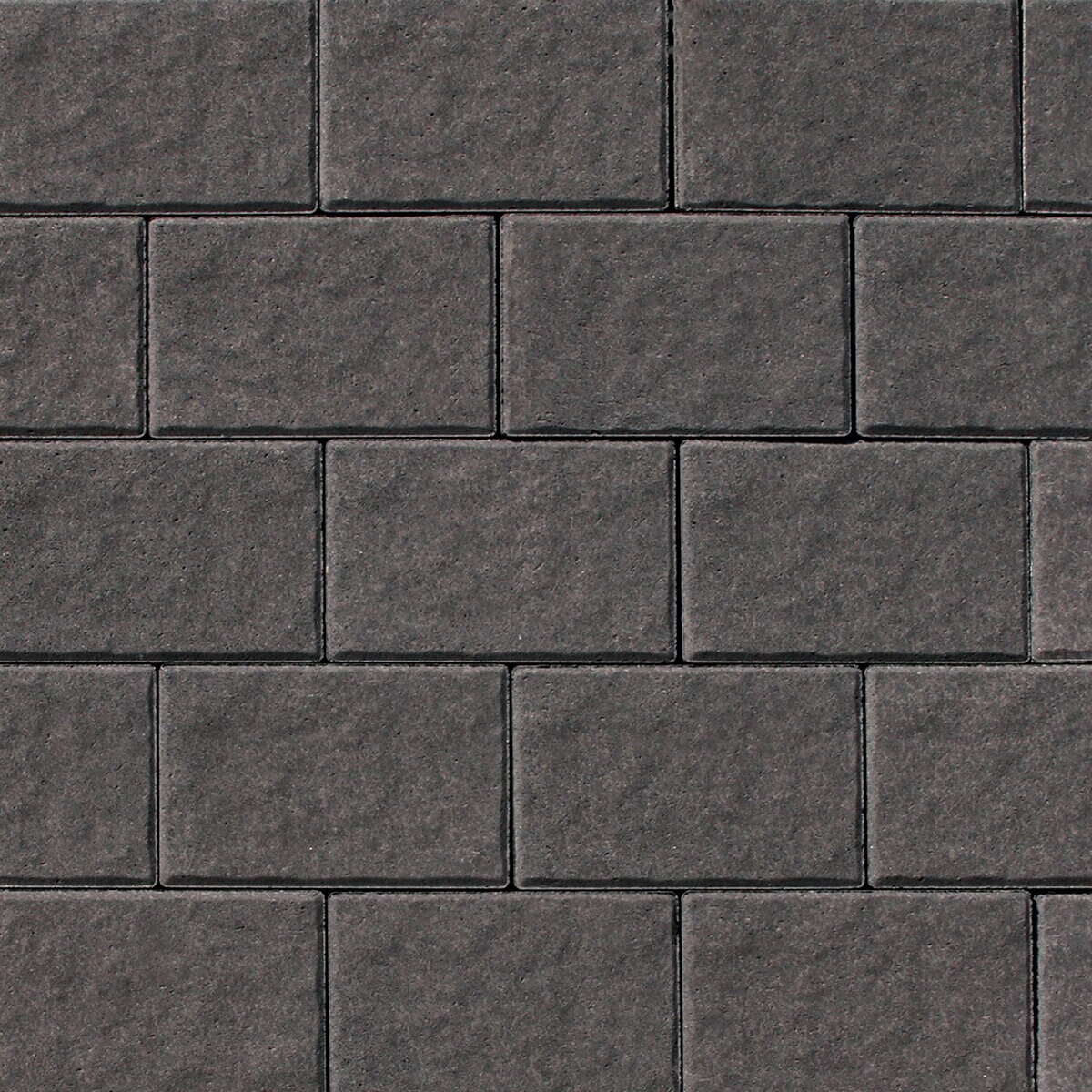 Nicolock Rustico Paver Raven Black 6 in. x 9 in. (113 sq. ft./pallet ...