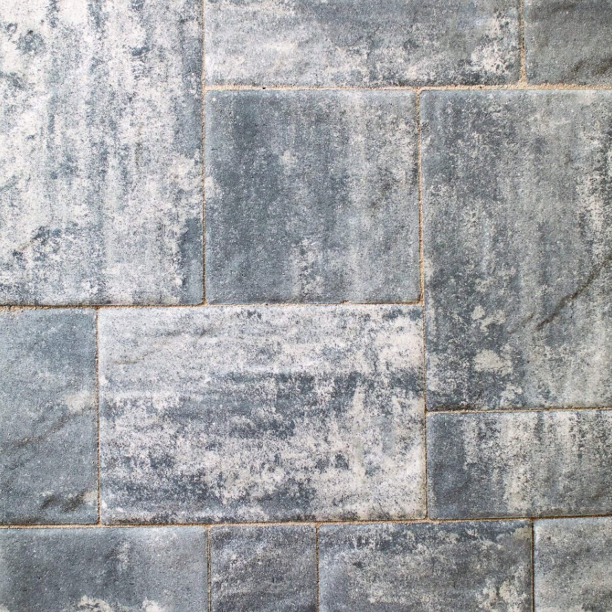 Nicolock Alpine Ridge Paver 24 in. x 24 in. Graphite Pearl Blend 60 mm ...