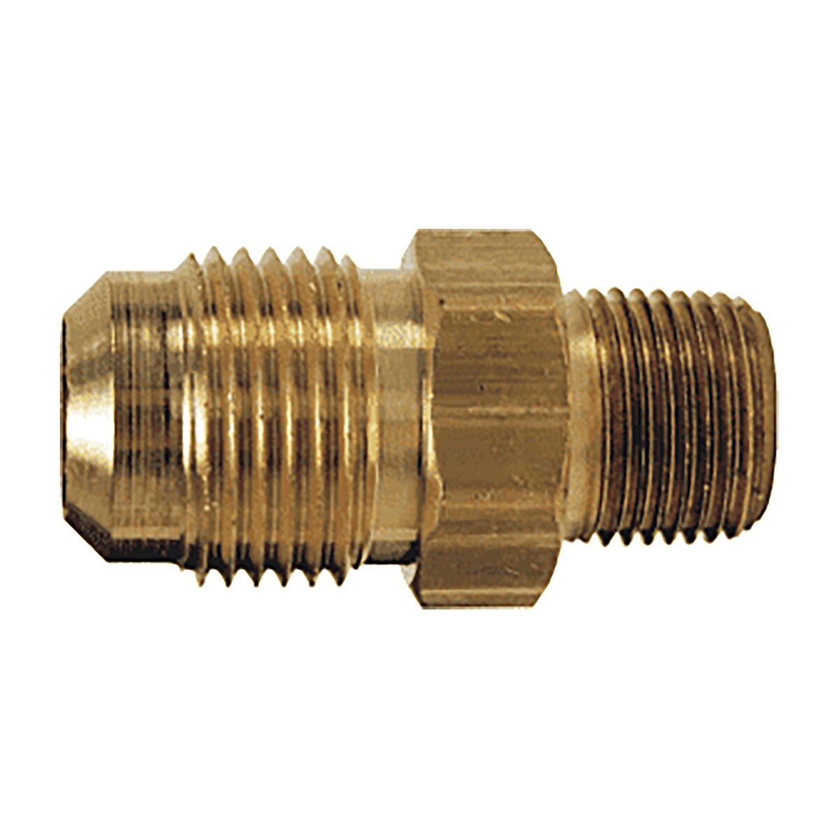 J&F Distributing Flare Male Connector PVC 1/4 in. T x 1/4 in. P ...