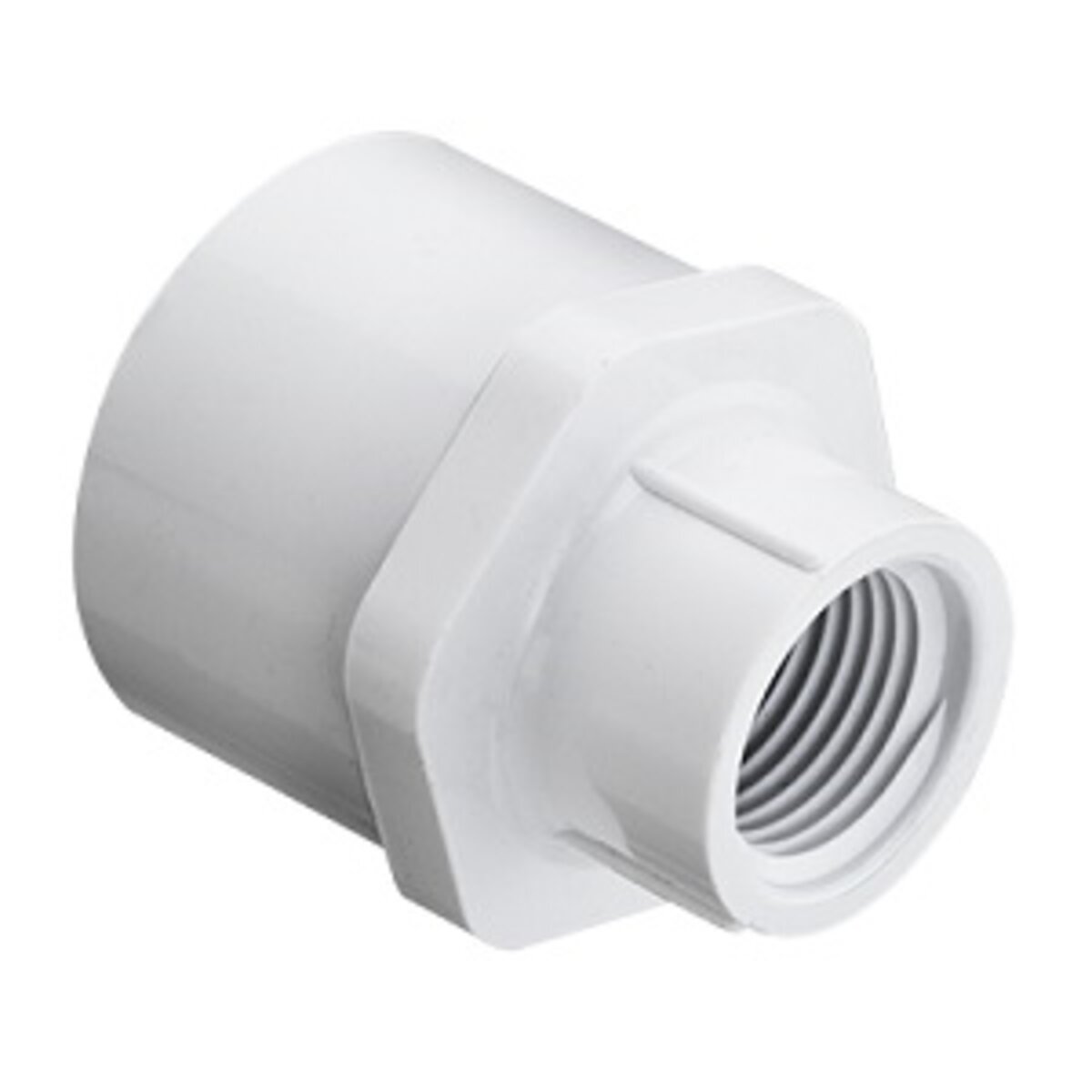 Sch 40 PVC Reducing Female Adapter 3/4 in. x 1/2 in. Socket x FIPT ...
