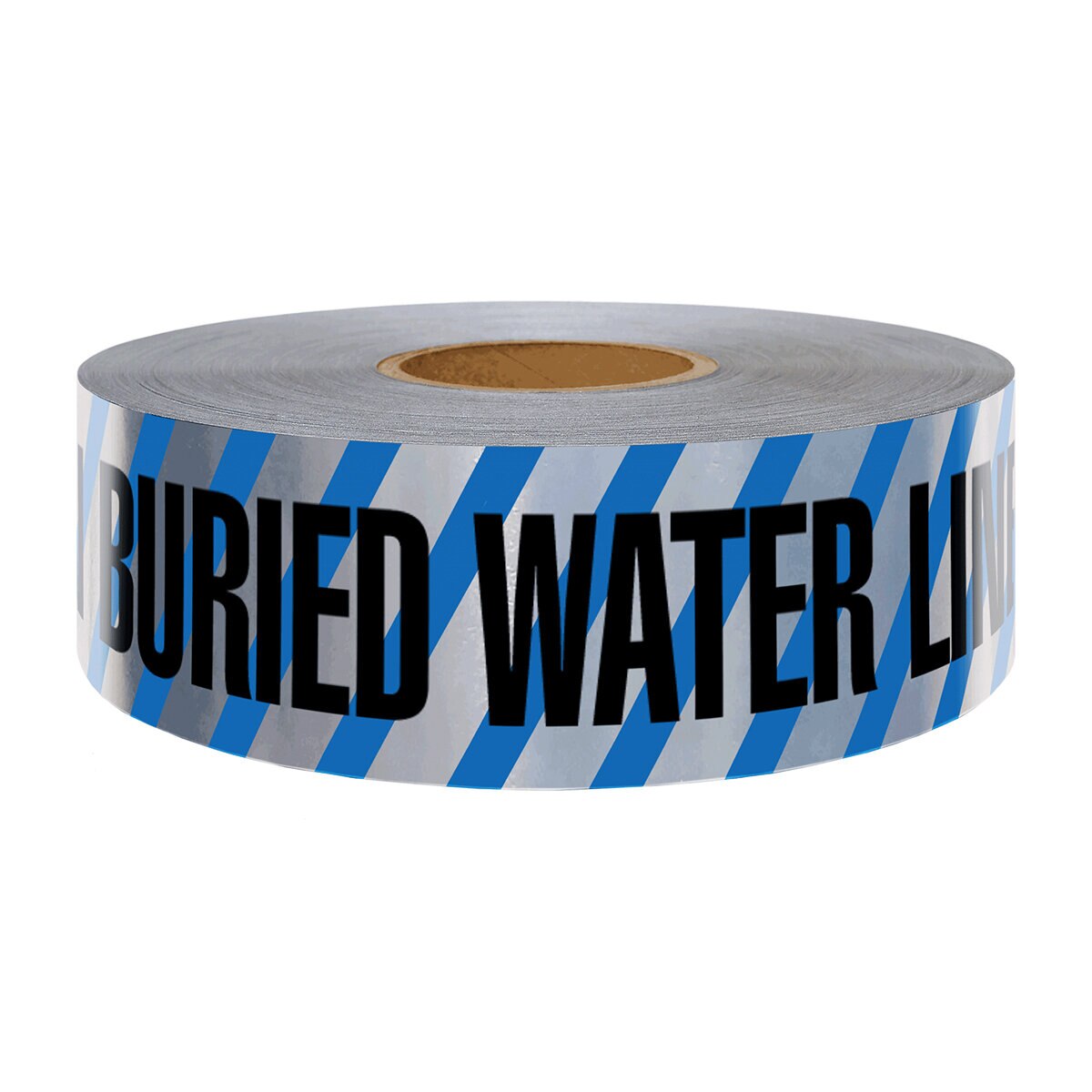 Detectable Tape Caution: Buried Water Line Below 3 in. Blue 1000 ft. 5 ...