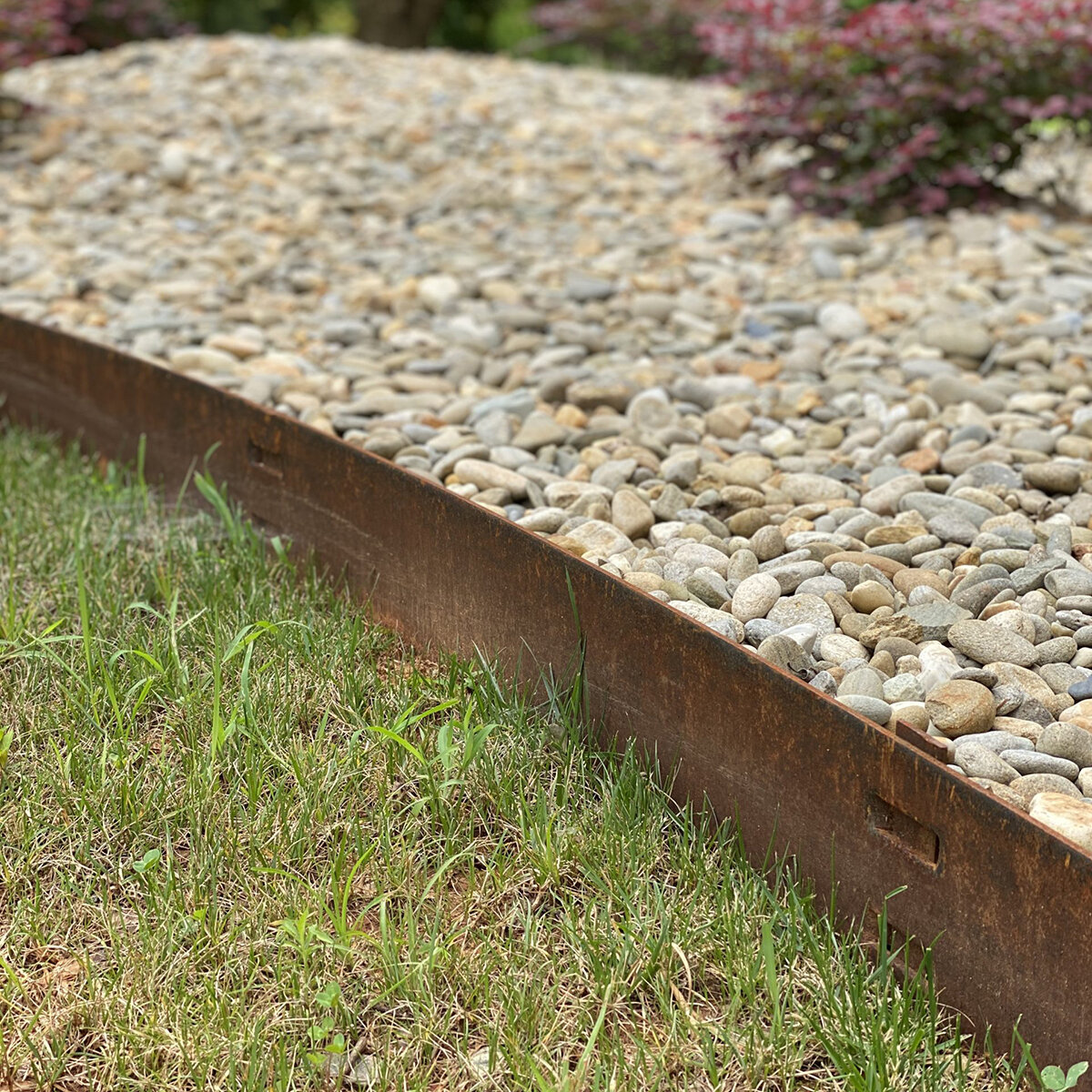 Border Concepts Border Flex Steel Landscape Edging Brown 13 Gauge x 4 ...