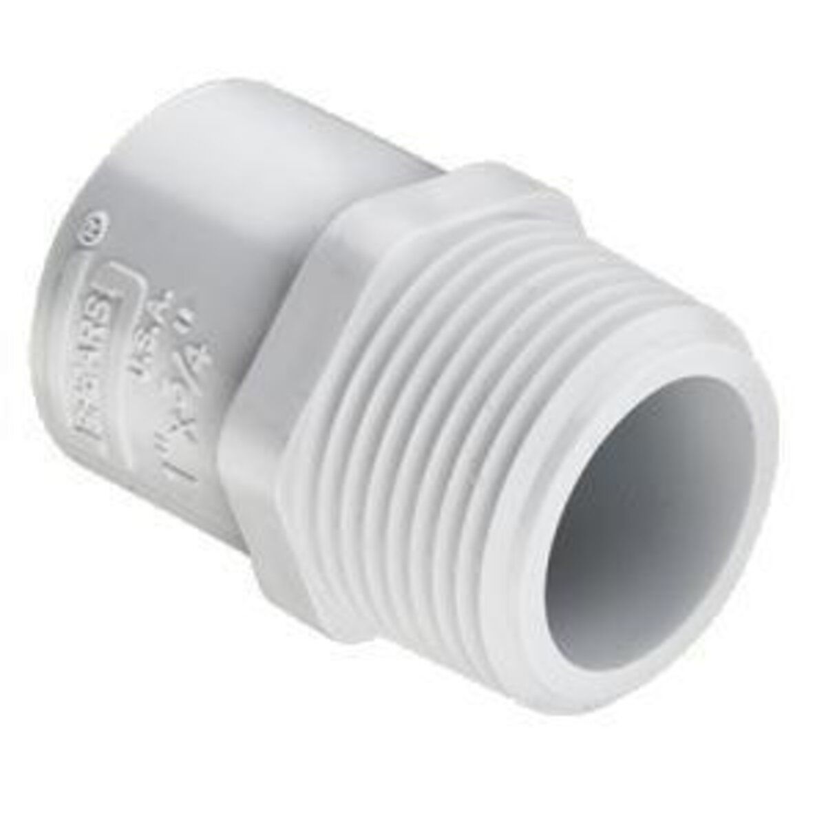 Sch 40 PVC Reducing Male Adapter 1 in. x 1-1/2 in. MIPT x Socket ...