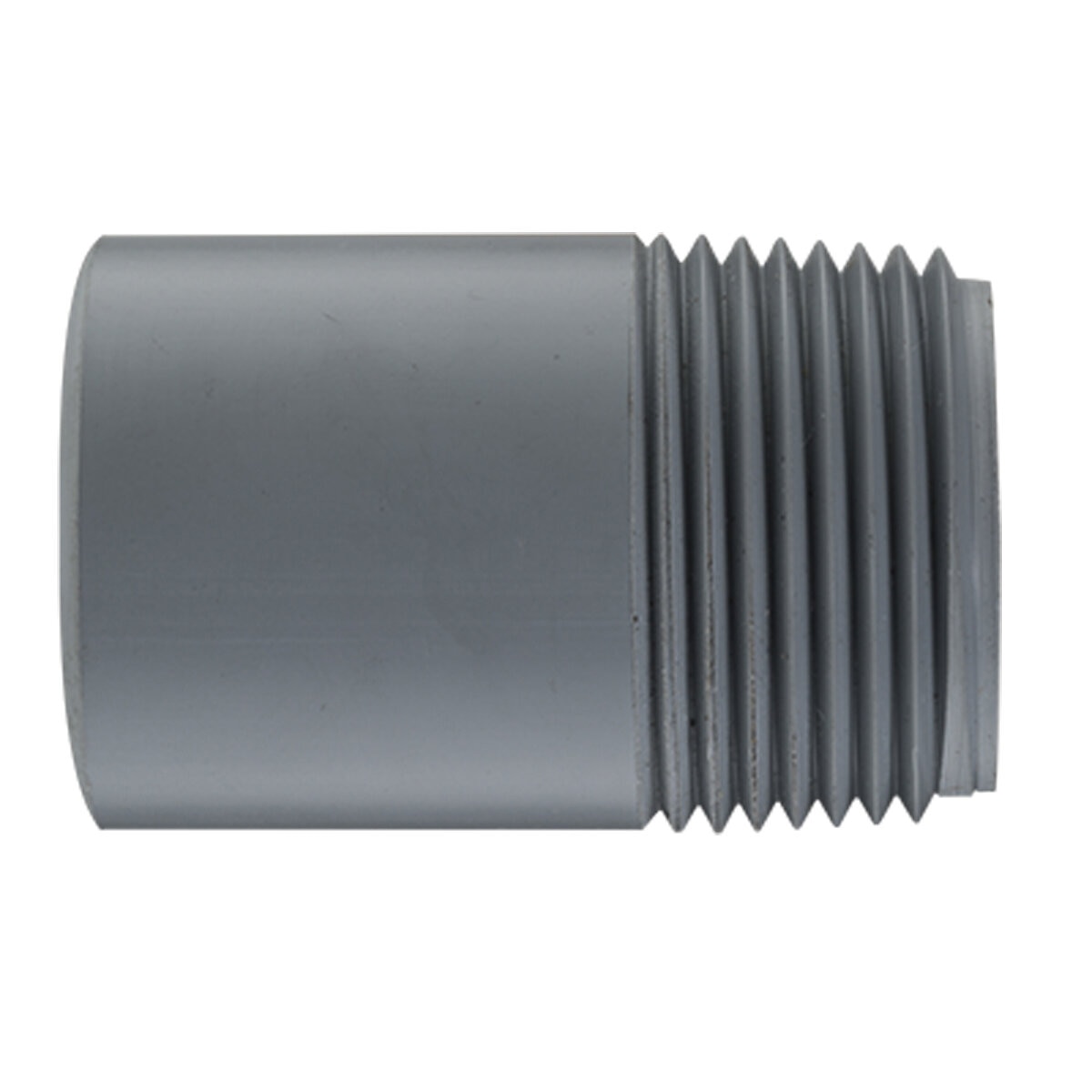 Sch 80 PVC Nipple 1 in. x 3 in. MIPT Threaded One End | SiteOne US