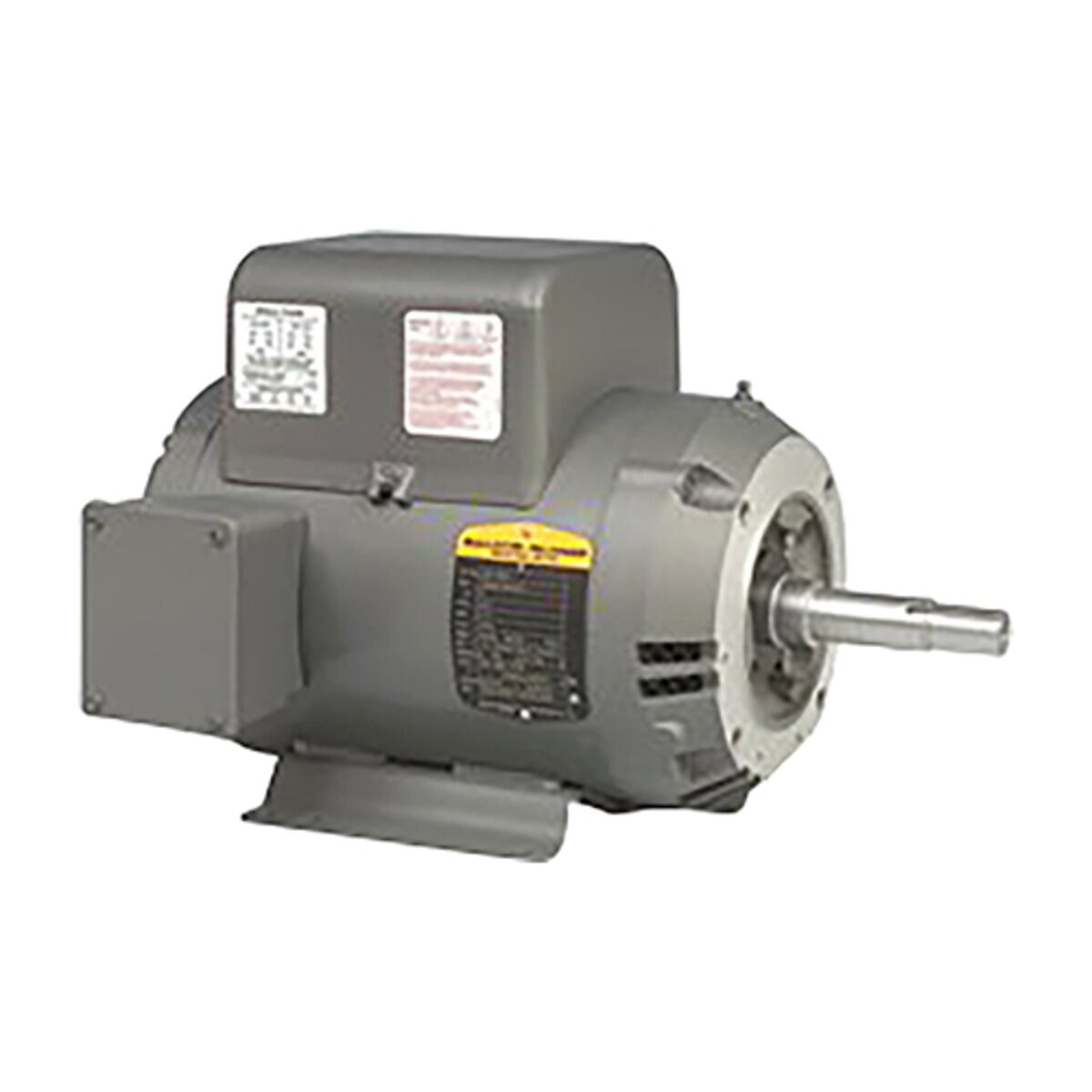 Gicon Pumps & Equipment Motor Gray Steel 16.5 in. 5 HP 230V 1 Phase w ...