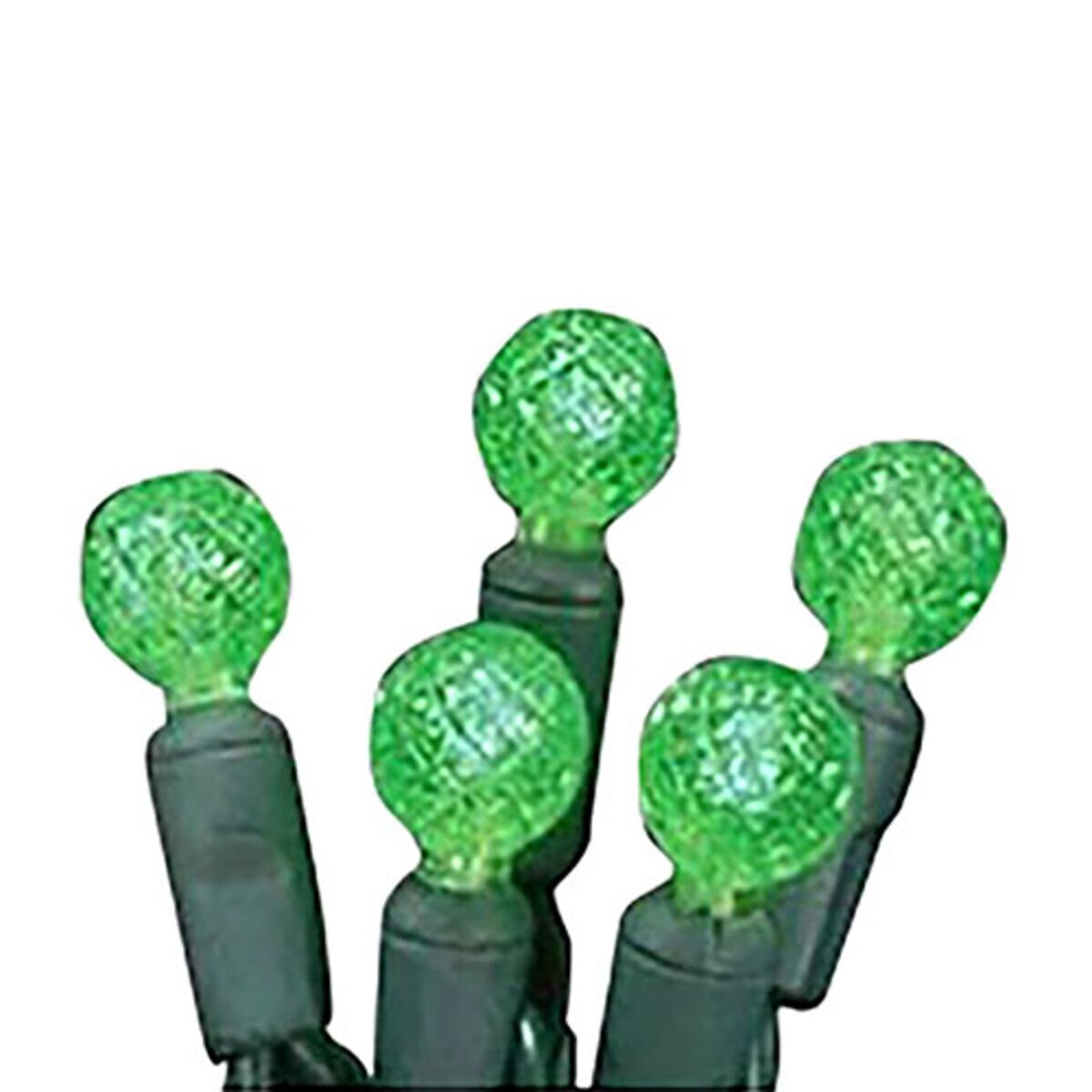 UL70 Light Set Wide Angle 5 mm Green LED Rectified Green Wire 4 in. x 4 ...