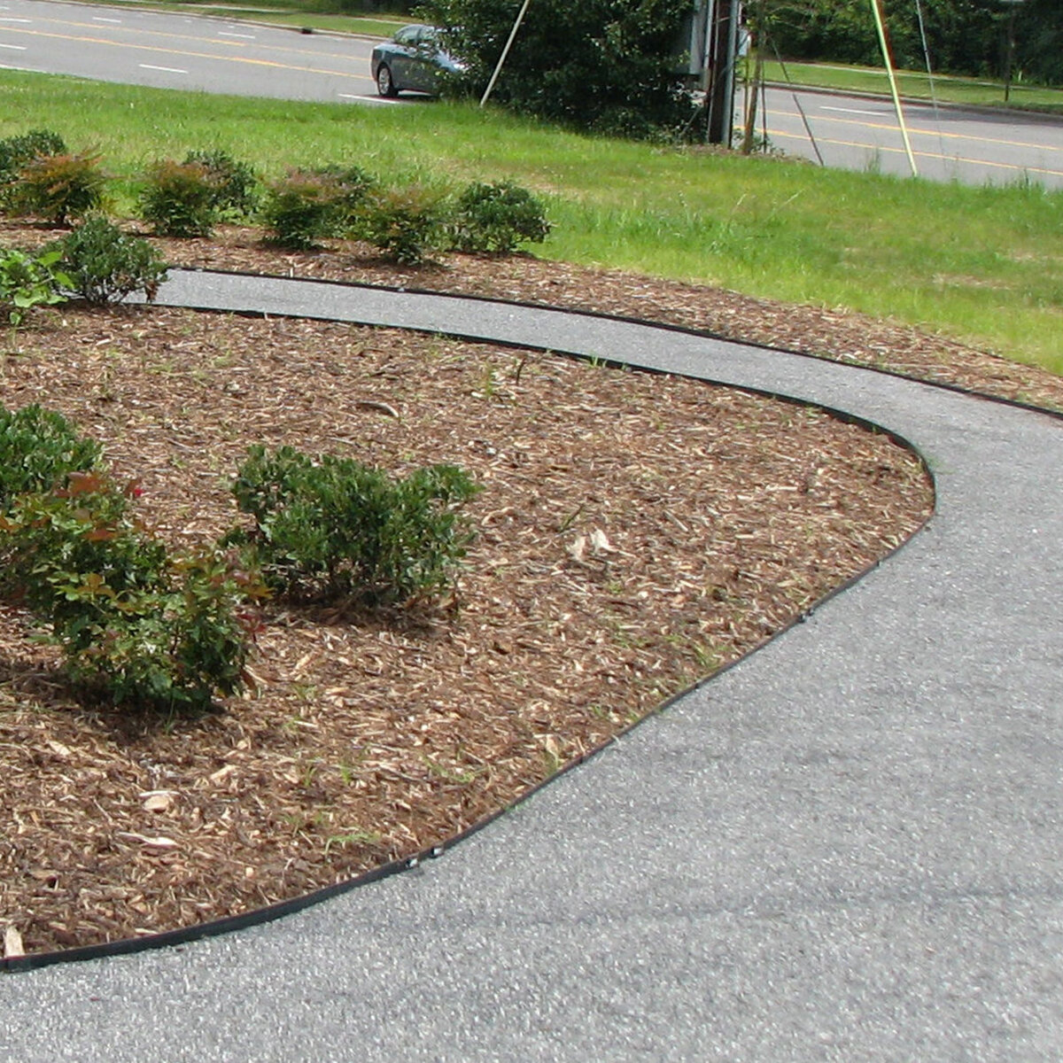 Border Concepts Border Guard Steel Landscape Edging Black 3/16 in. x 4 ...