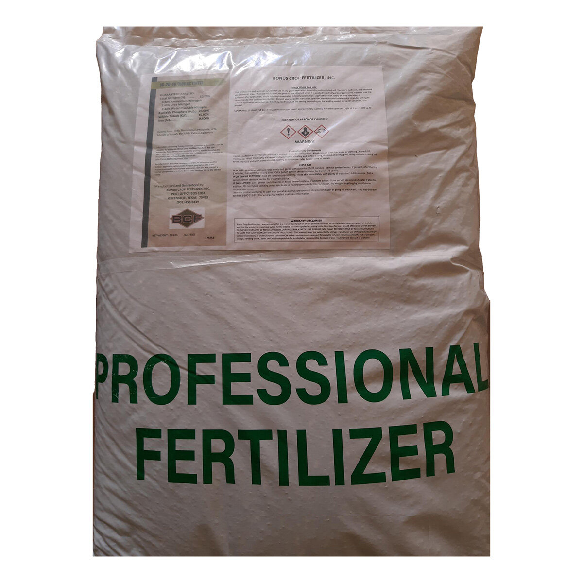 Organic Base Fertilizer 10-20-10 50 lb. Bag | SiteOne US