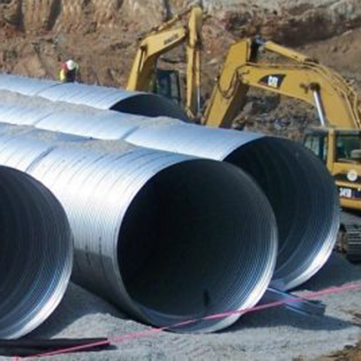 Southeast Culvert Corrugated Pipe 16 Gauge Galvanized 24 in. x 10 ft ...