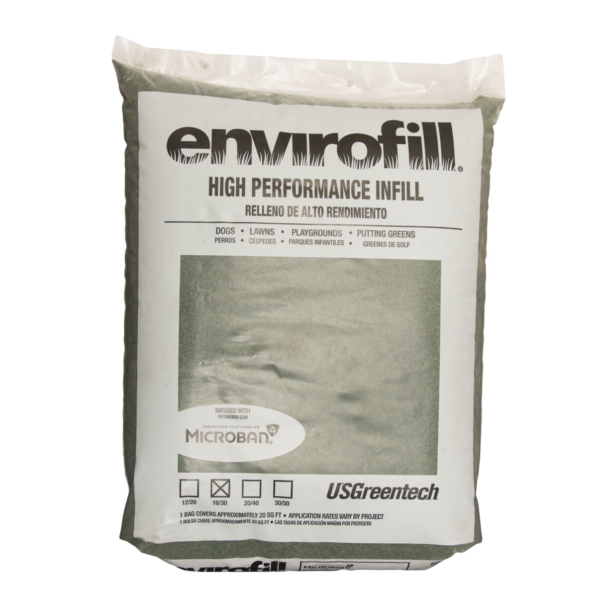 Envirofill #16-30 Landscape Application Green Infill Sand 50 lb. Bag ...