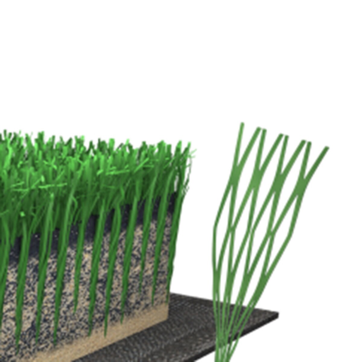 FieldTurf Classic Tall Synthetic Turf 65 oz. Face Weight 1.875 in ...