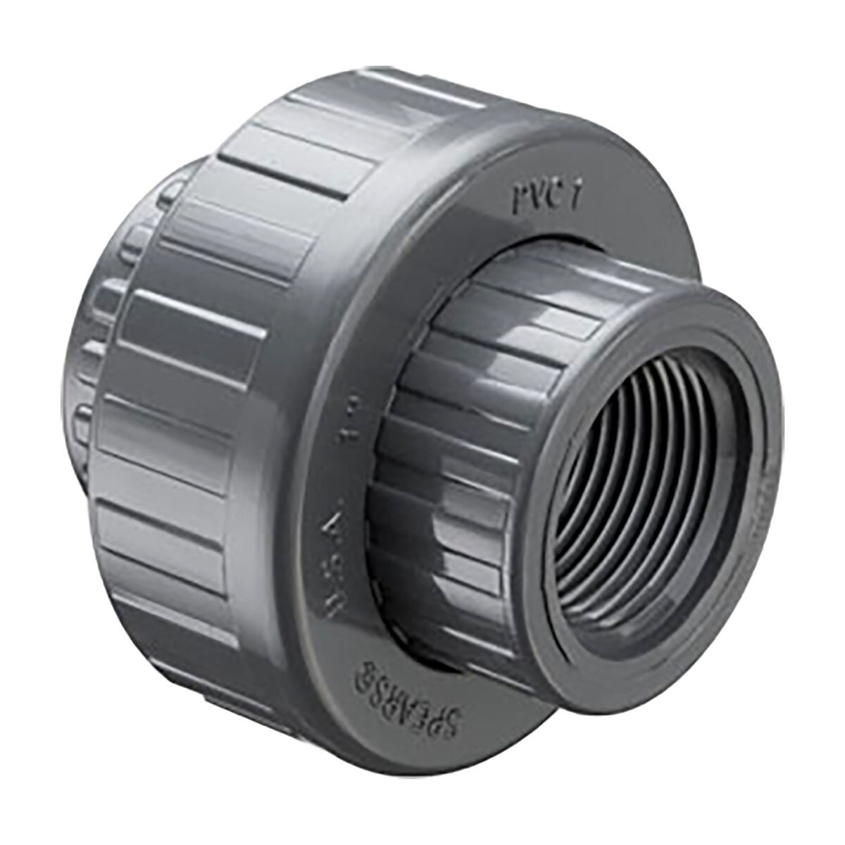 Spears Old Style Union Sch 80 PVC 2 in. Socket x Fipt w/ FKM O-Rings ...