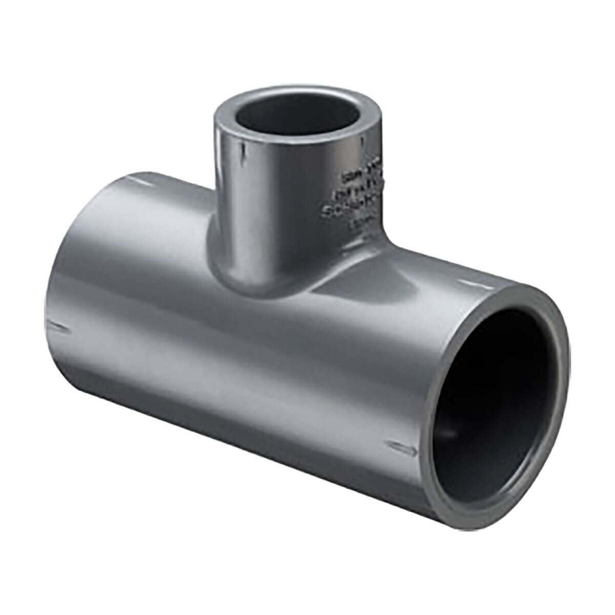 Spears Reducing Tee Sch 80 PVC 3/4 in. x 3/4 in. x 1/2 in. Socket ...