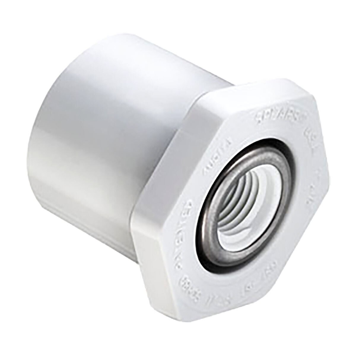 Spears Bushing Sch 40 PVC 1-1/2 in. x 3/4 in. Socket x F w/ Steel Band ...