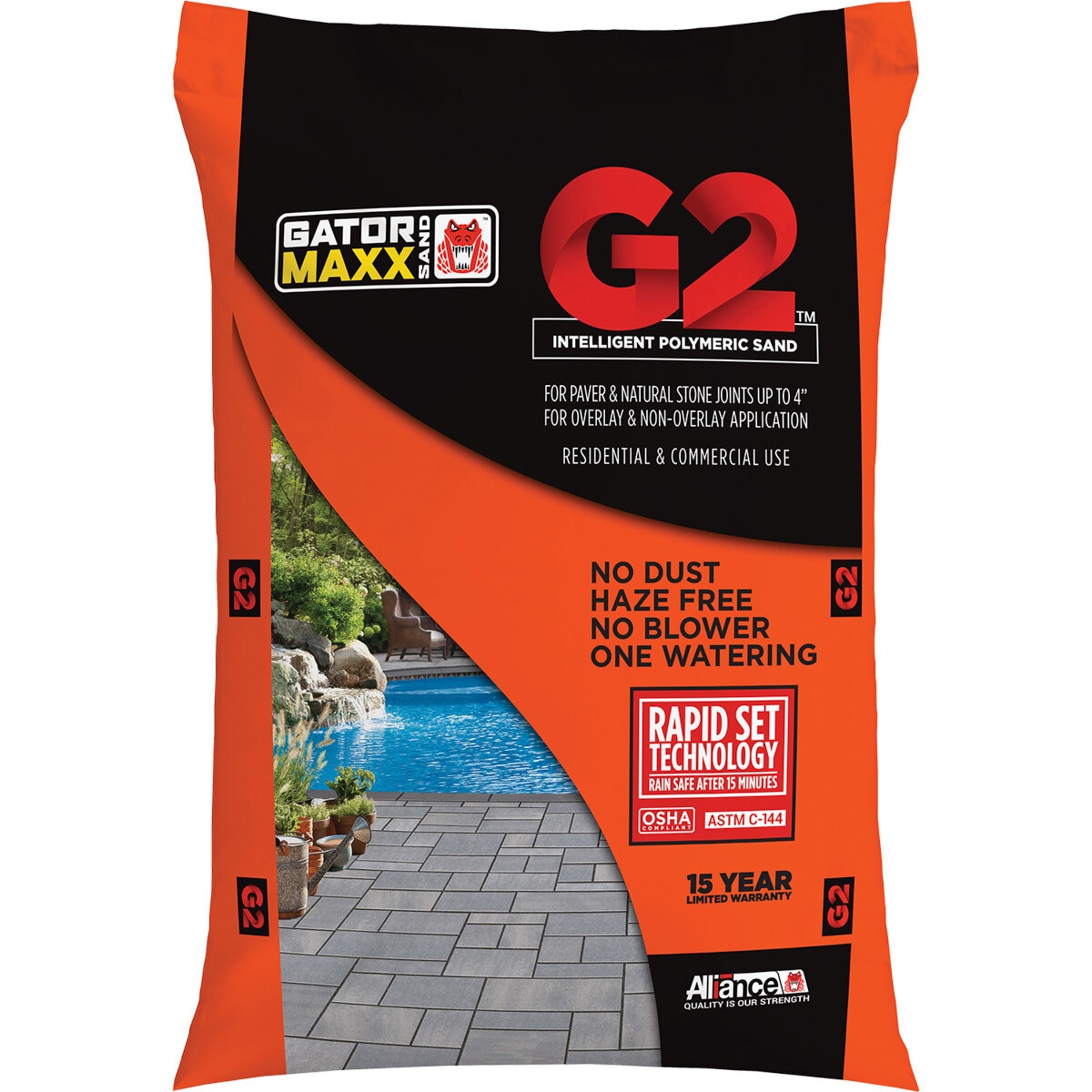 Unilock Alliance Gator Maxx G2 Polymeric Sand Ivory White 50 lb. Bag ...