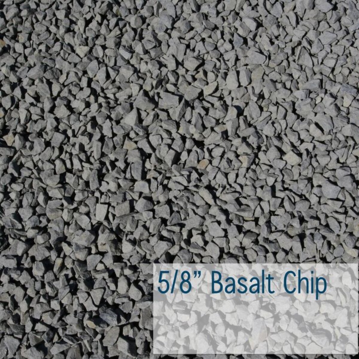 Bulk Basalt Chip Gravel 5/8 in | SiteOne US