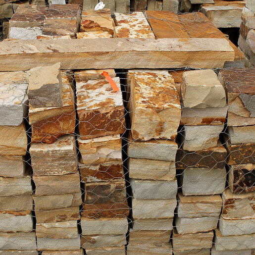 Drywall Arkansas Cherry Blend Sandstone (6 in. Chopped) 4 in. Thick ...