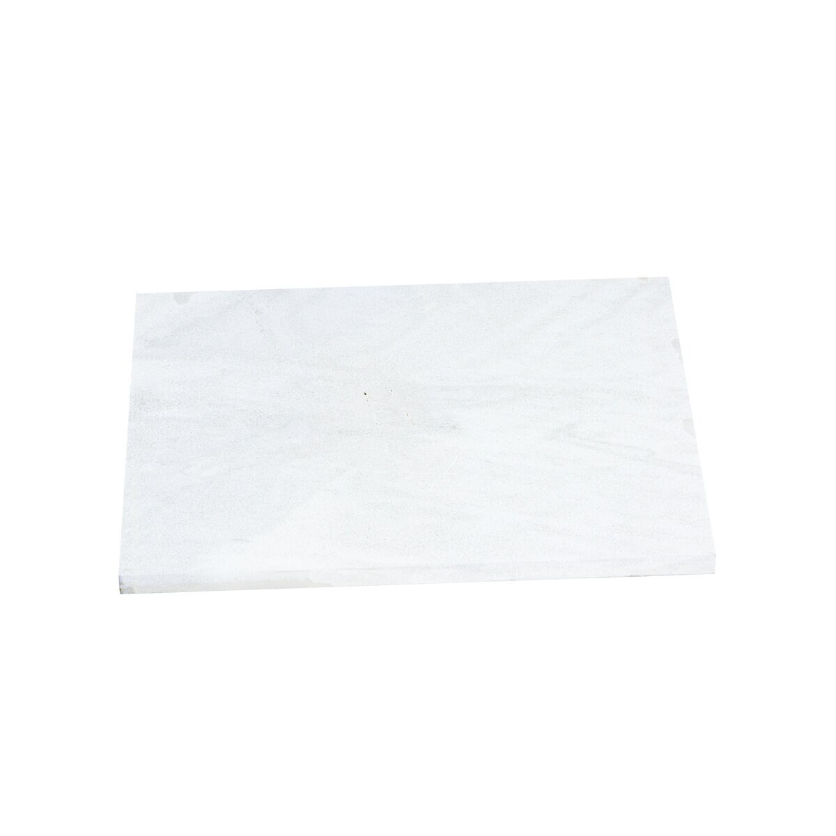 Solstice Dimensional Ice White Marble Sandblasted Finish 1-3/16 in. x ...