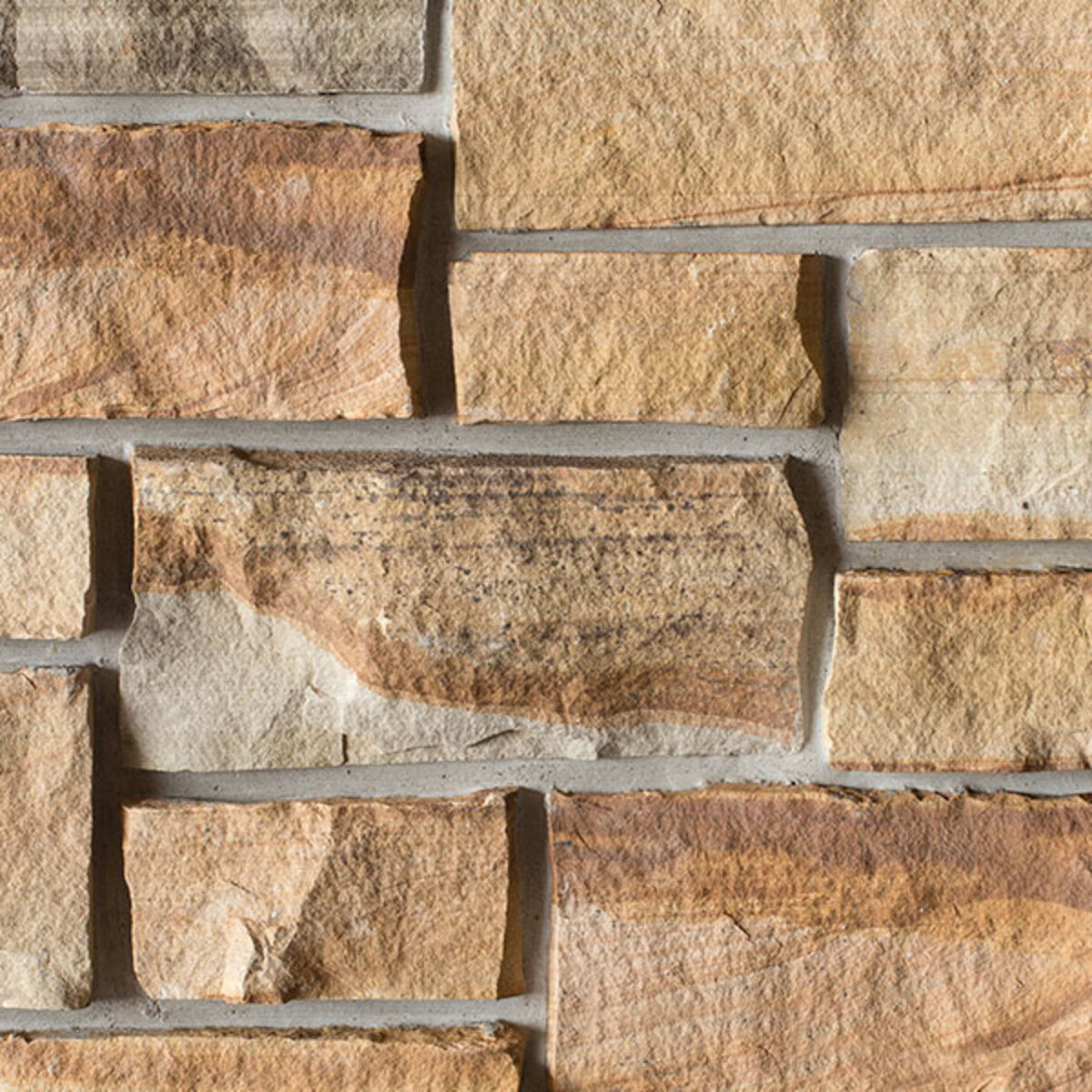 Building Stone Tennessee Variegated Brown Strip Rubble (4 in. Snapped ...