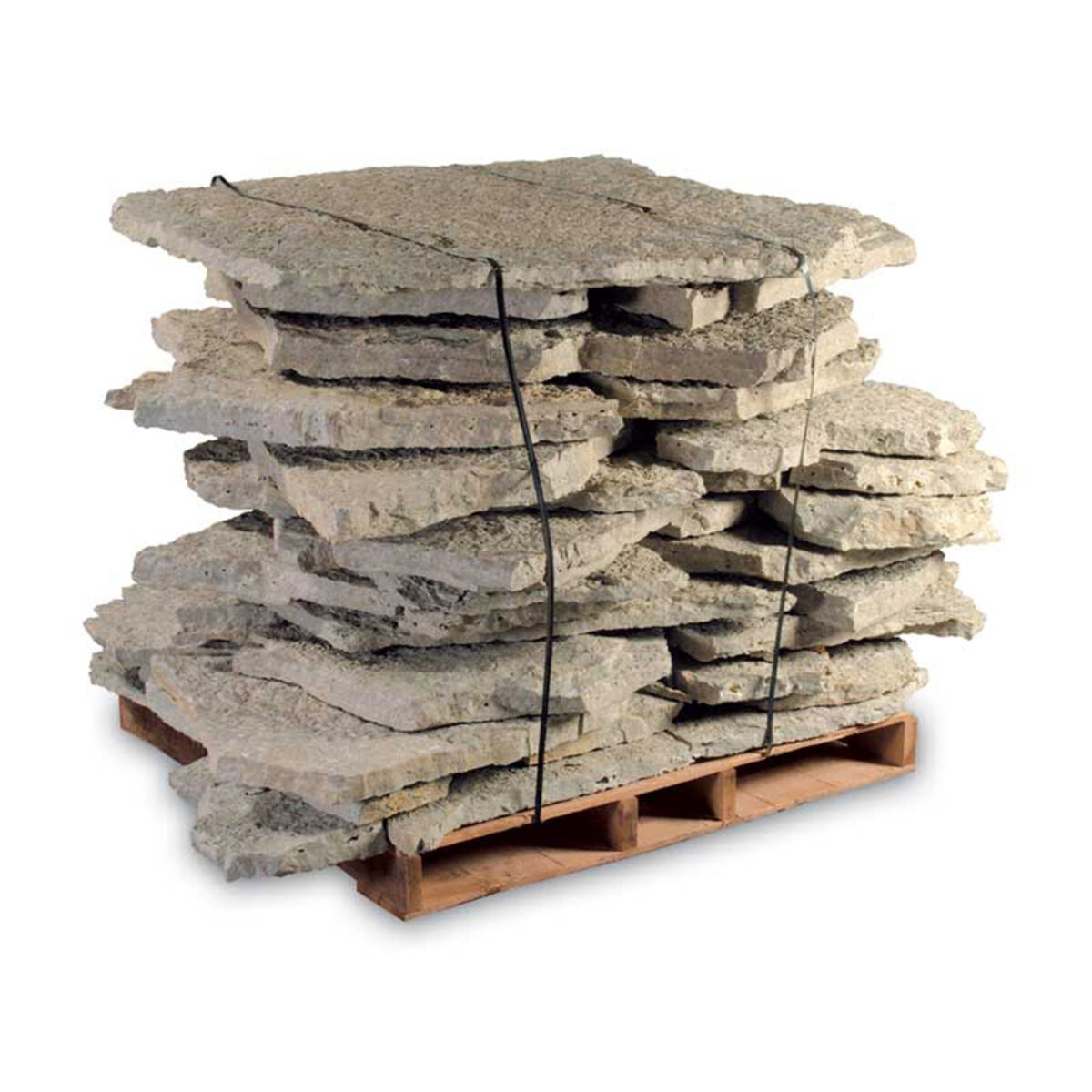Flagstone Oakfield Limestone Laydown 1 1/2 - 2 in | SiteOne US