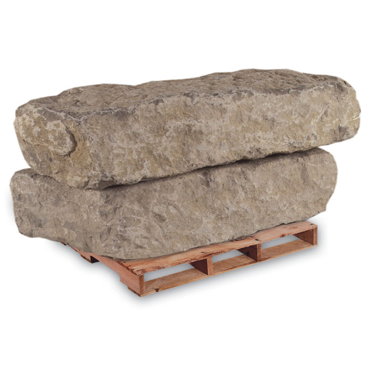 Palletized Outcropping Castlewood Limestone Ledge Rock 14 in. Sawn ...