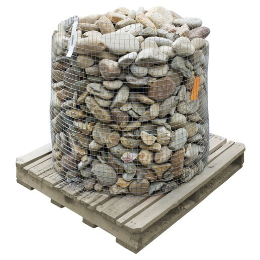 Palletized River Rock Tennessee Rounds Medium 4 - 7 in | SiteOne