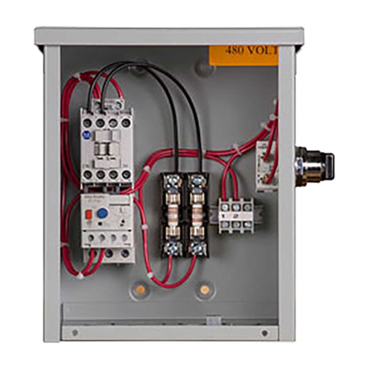 Full Voltage Starter 2HP-7.5HP 460V 3 Phase w/ Spring Loaded Hand ...