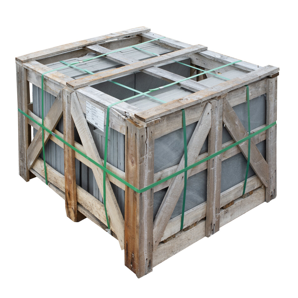 Dimensional South Blue Thermal Pattern #2 1 in. (200 sq. ft./pallet ...